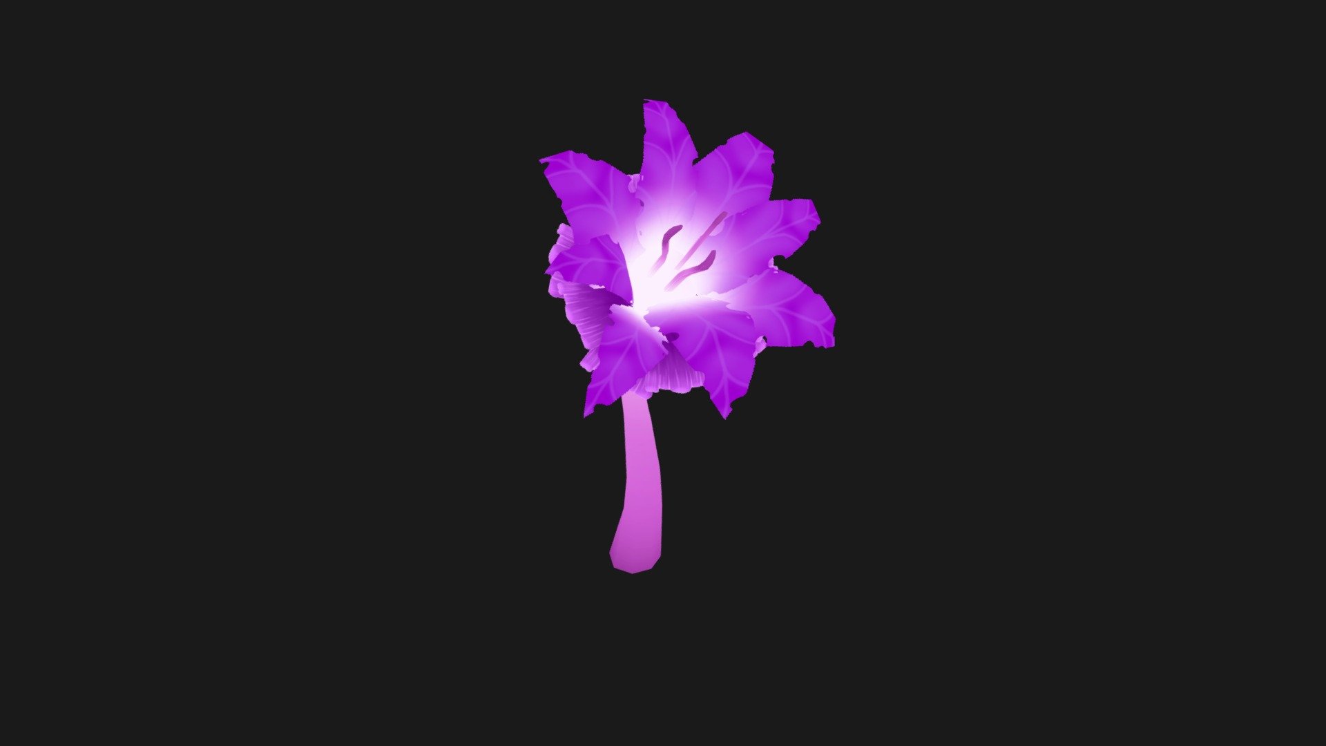 Hand Painted Flower - 3D model by EdgarSabel (@EdgarArt) [e9f1f69 ...