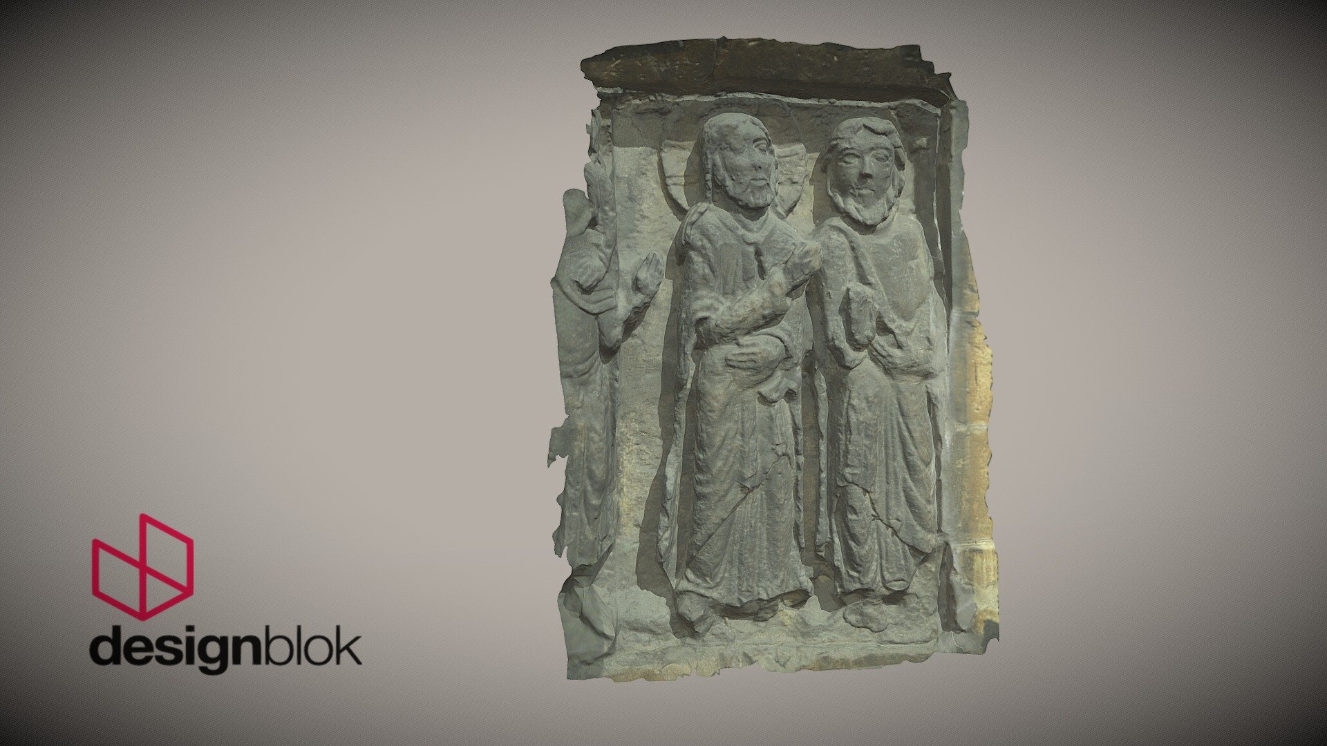 Lincoln Cathedral Romanesque frieze 1 - 3D model by Designblok [e9f2750 ...