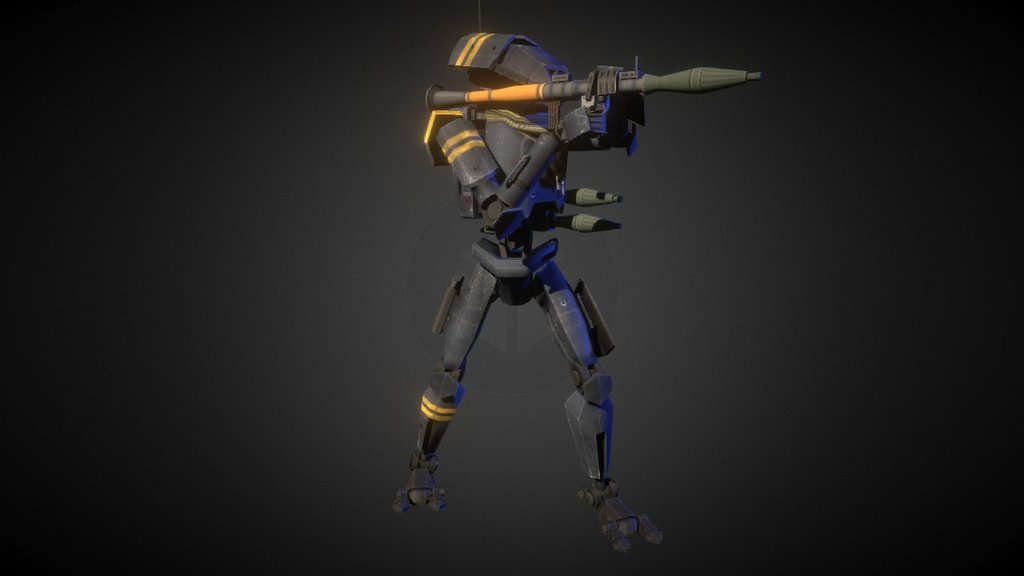 Robot Hero - 3D model by Nev (@simonnevill) [e9f2845] - Sketchfab