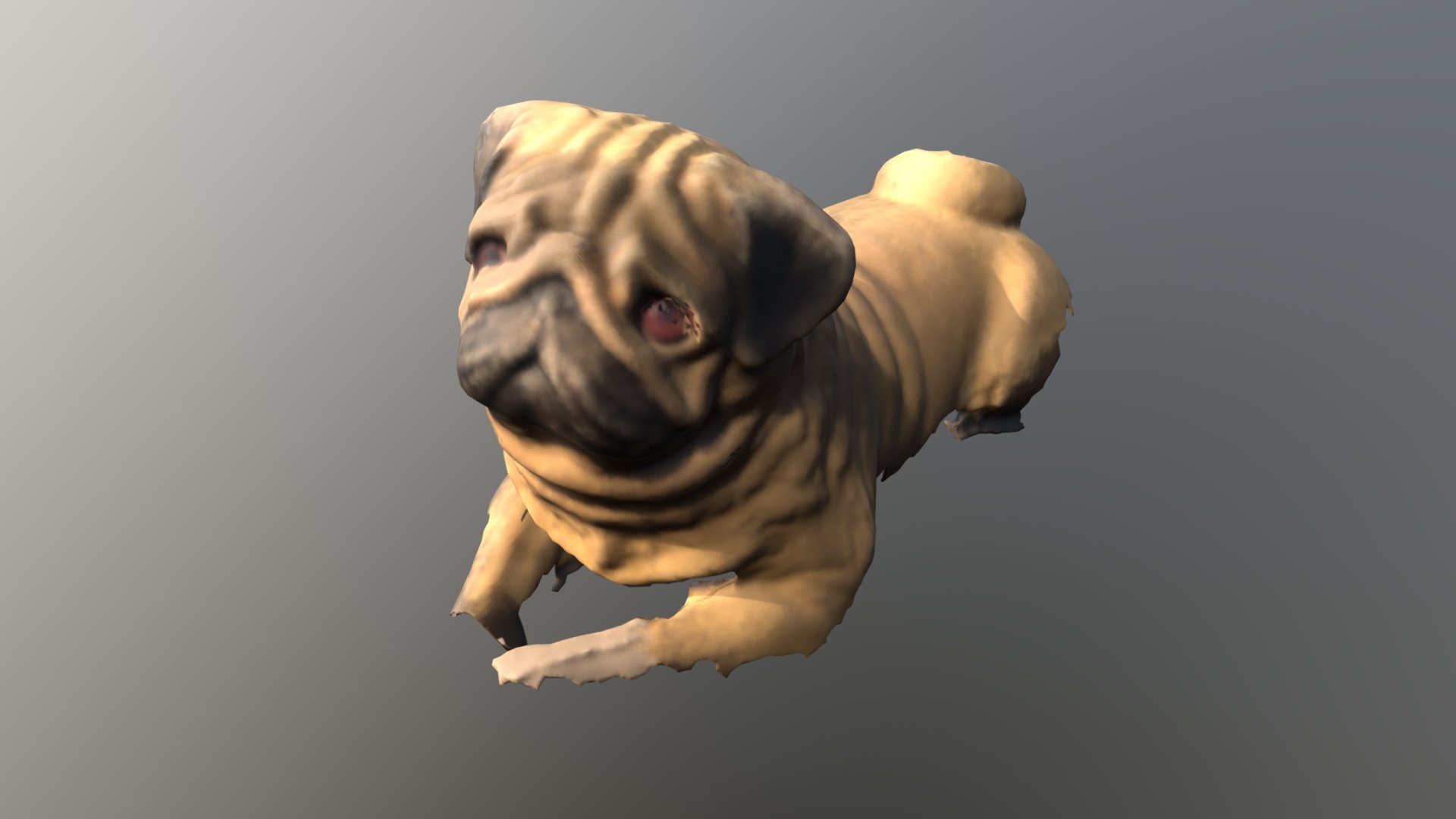 Frank The Pug (Men In Black) - Download Free 3D model by David Wigforss ...