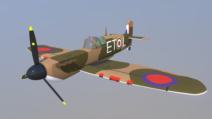 Spitfire 3D models - Sketchfab