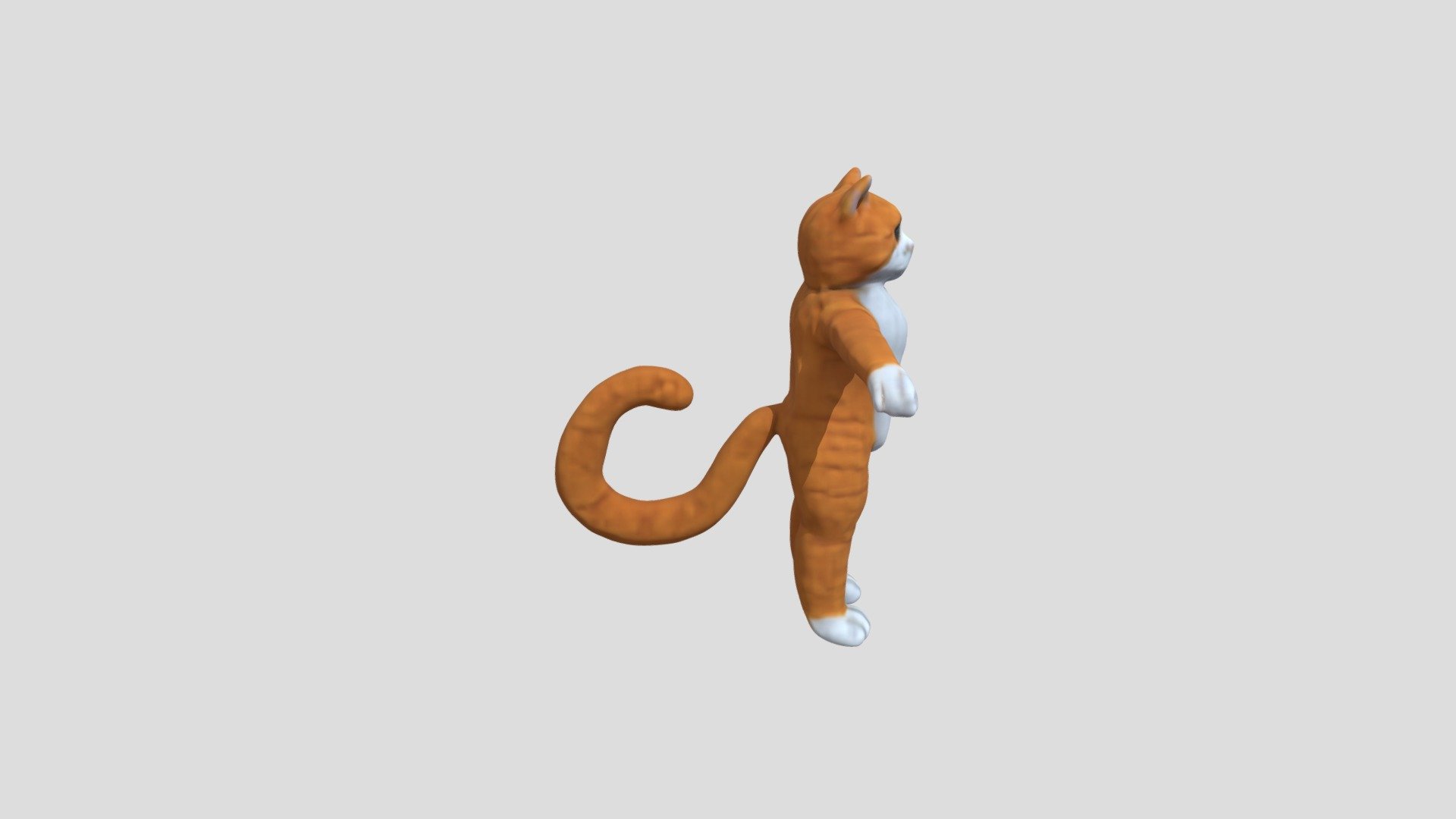 “Realistic” standing cat - 3D model by SHIFO777 [e9f5e58] - Sketchfab