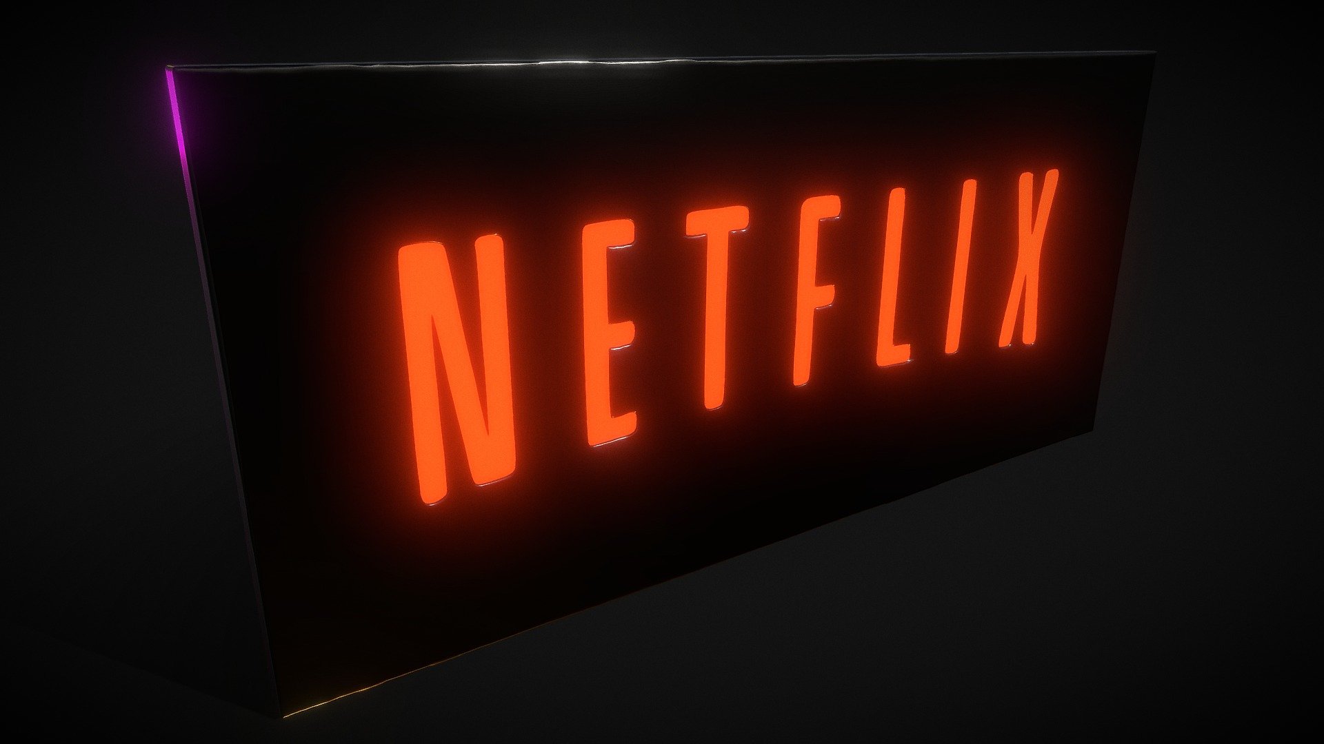 Netflix Logo 3D Model - Buy Royalty Free 3D model by Gabriel Diego ...