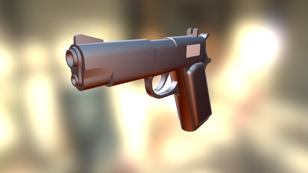 Pistol - 3D model by Kaveh Solat (@kaveh_solat) [e9f8c85] - Sketchfab