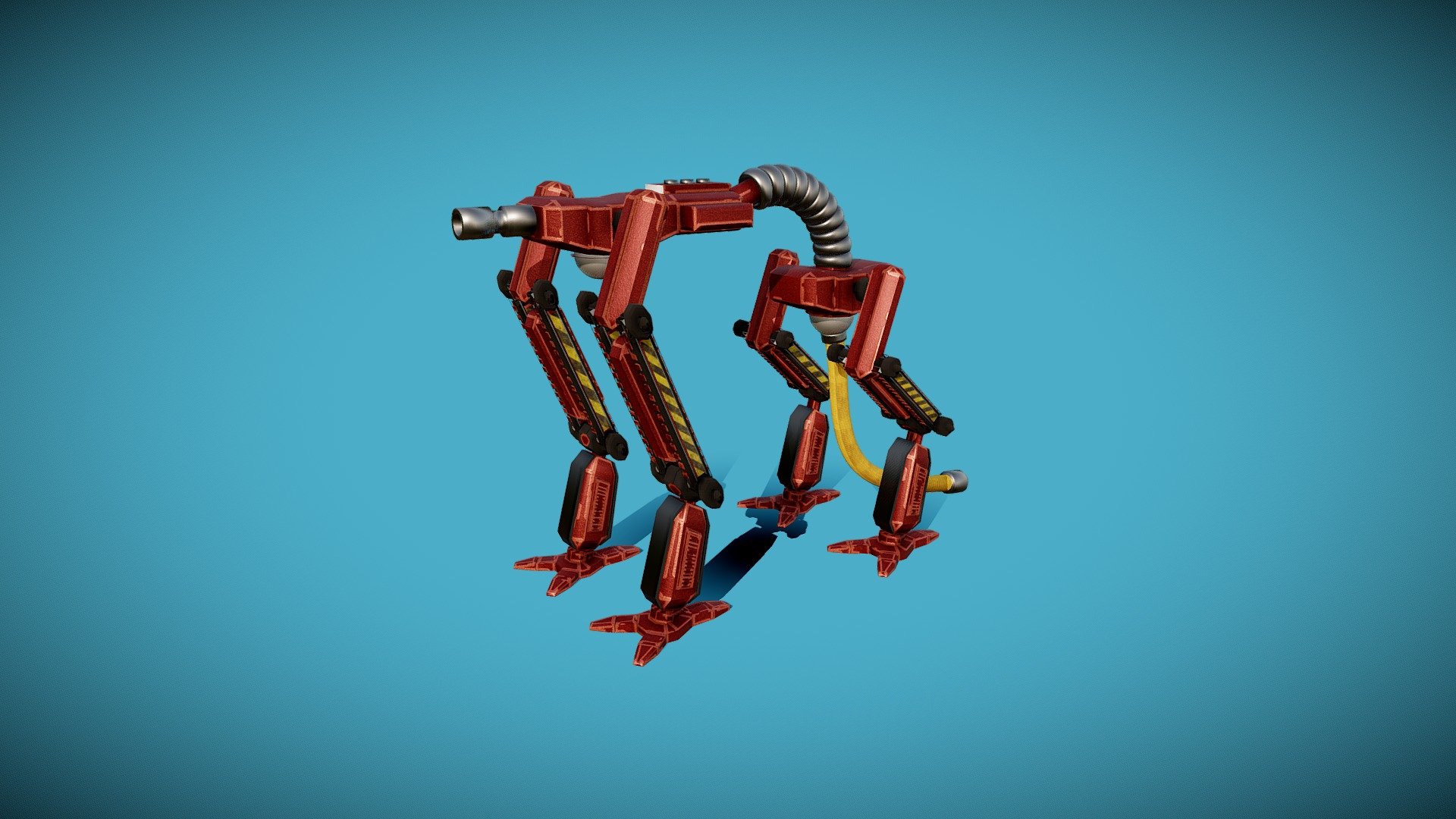 Mechanical Fire Hose Robot - Download Free 3D model by VertaScan ...