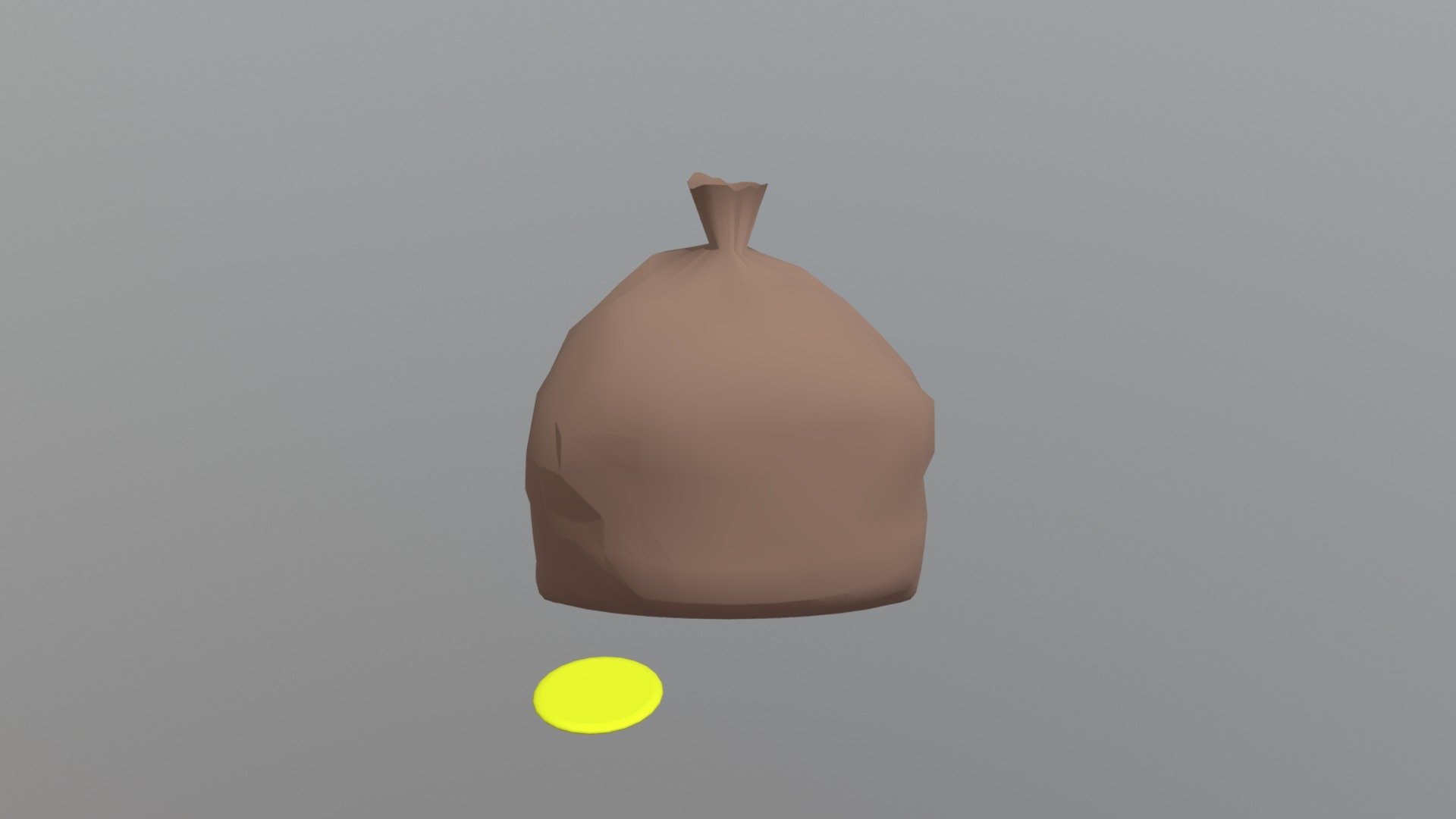Coin Bag And Coin - 3D model by Widget (@BinaryShred) [e9fb869] - Sketchfab