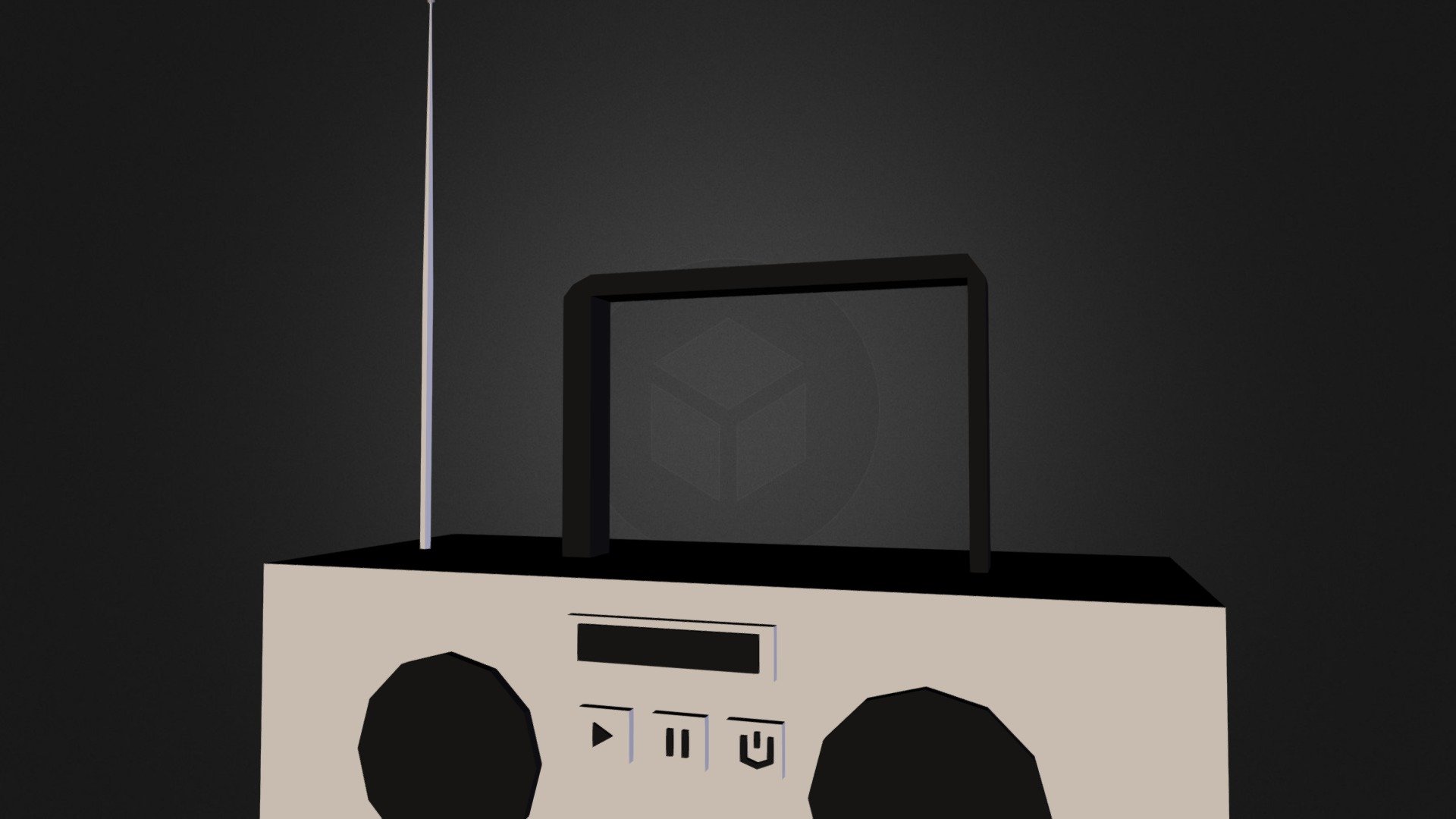radio.3ds - 3D model by jeromec [eO2TSZ6] - Sketchfab