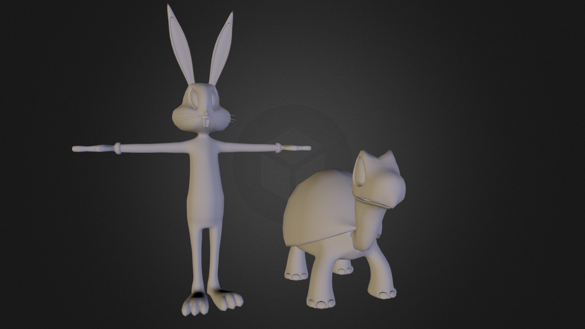 Rabbit Tortoise - 3D model by nareshghanate (@nareshg) [eQ5VFlM ...