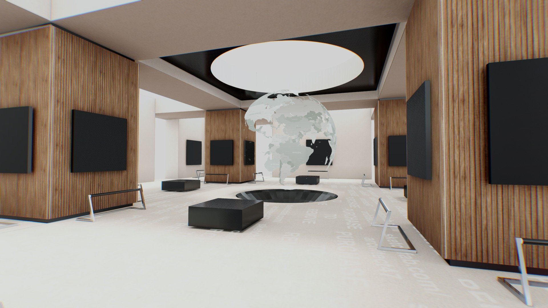 G0016 VR Virtual Reality ART space Earth - Buy Royalty Free 3D model by ...