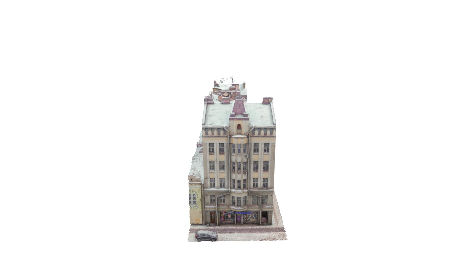 Vyborg building - 3D model by nikolajkornilov9 [ea01c90] - Sketchfab