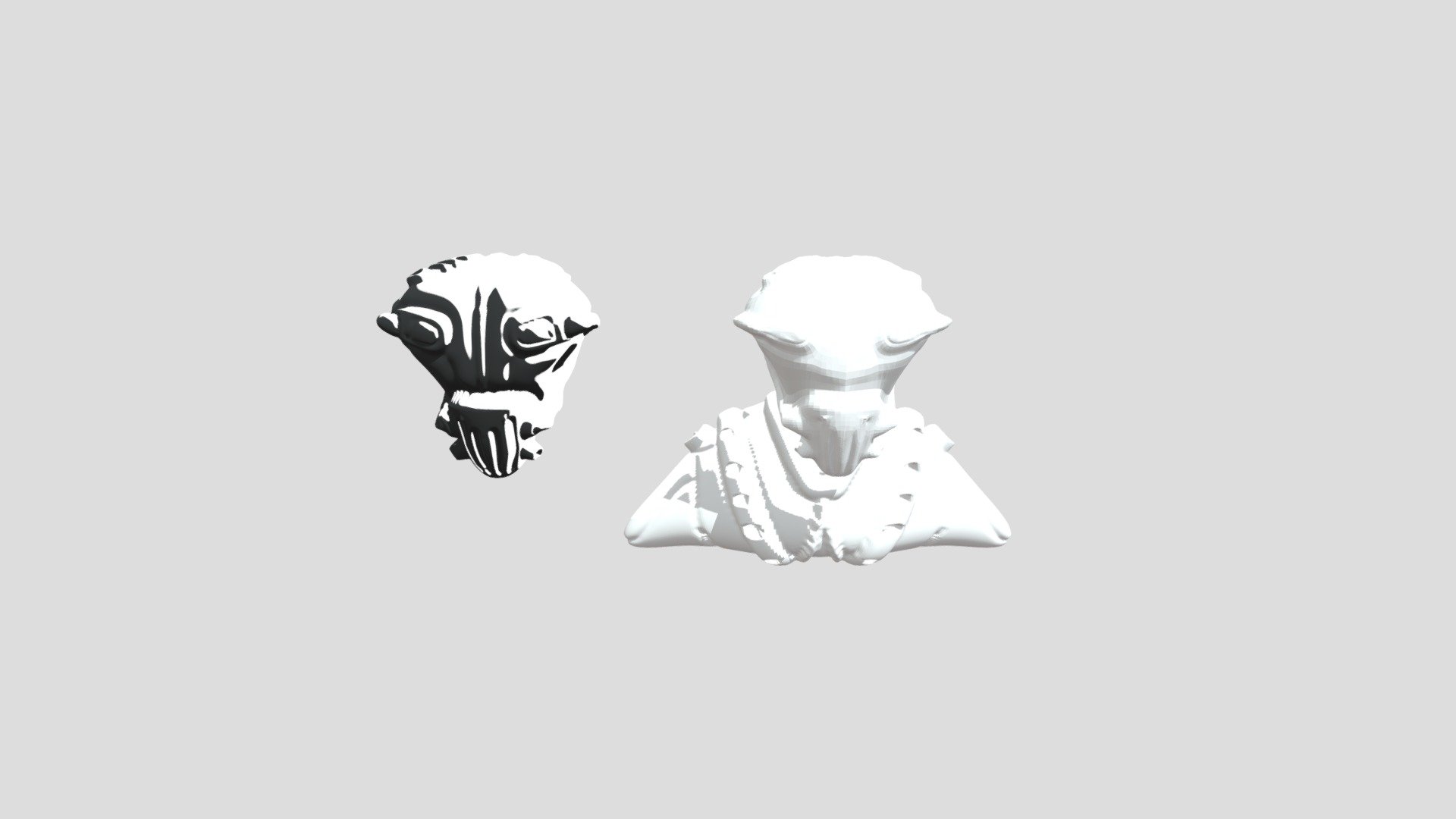 Cabeza Alien - 3D model by AxelLuna (@Axeldebest) [ea02c29] - Sketchfab
