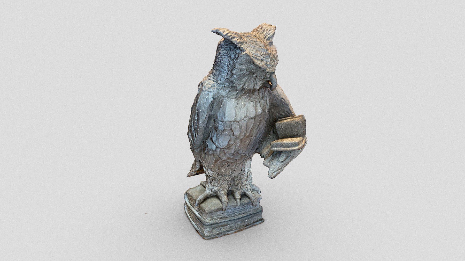 Owl reading a book - Download Free 3D model by Emm (@edemaistre ...