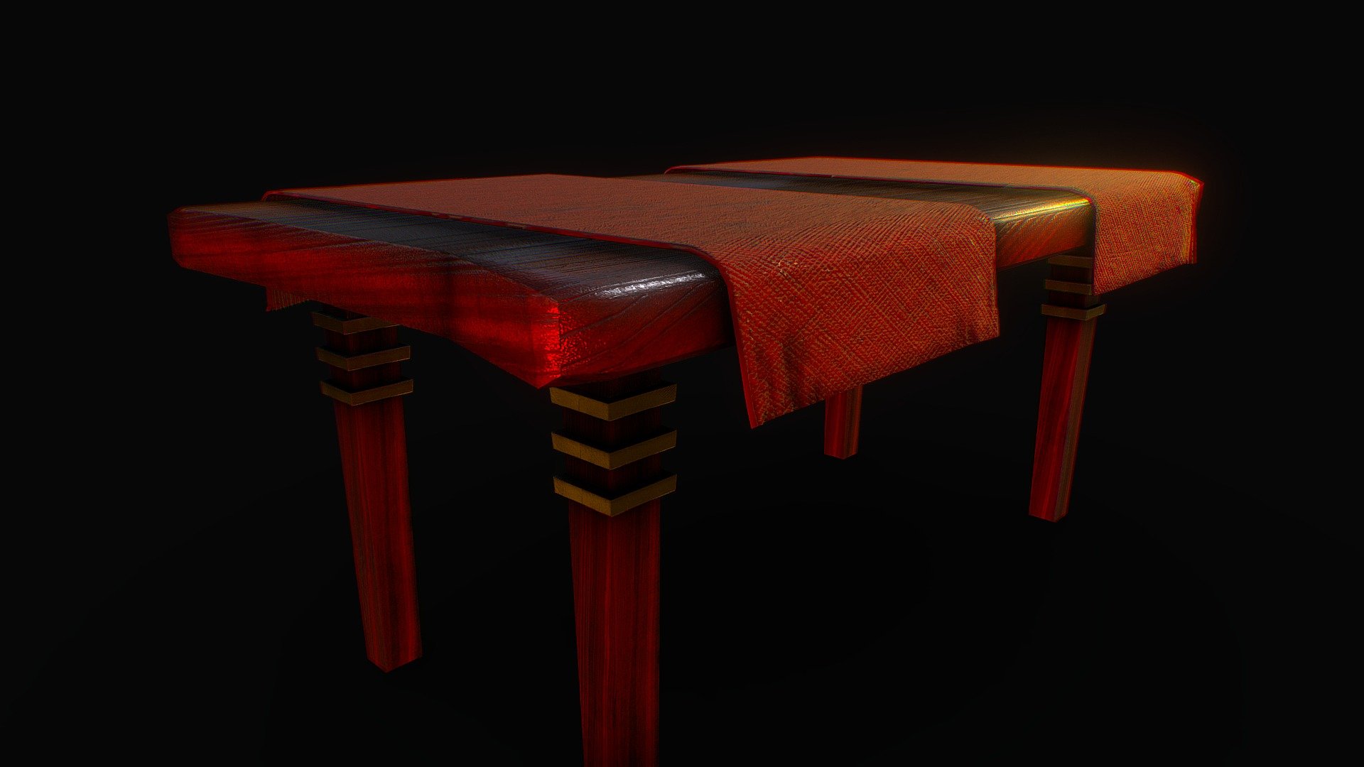 Wood stylized table - Download Free 3D model by Jopii [ea045f9] - Sketchfab