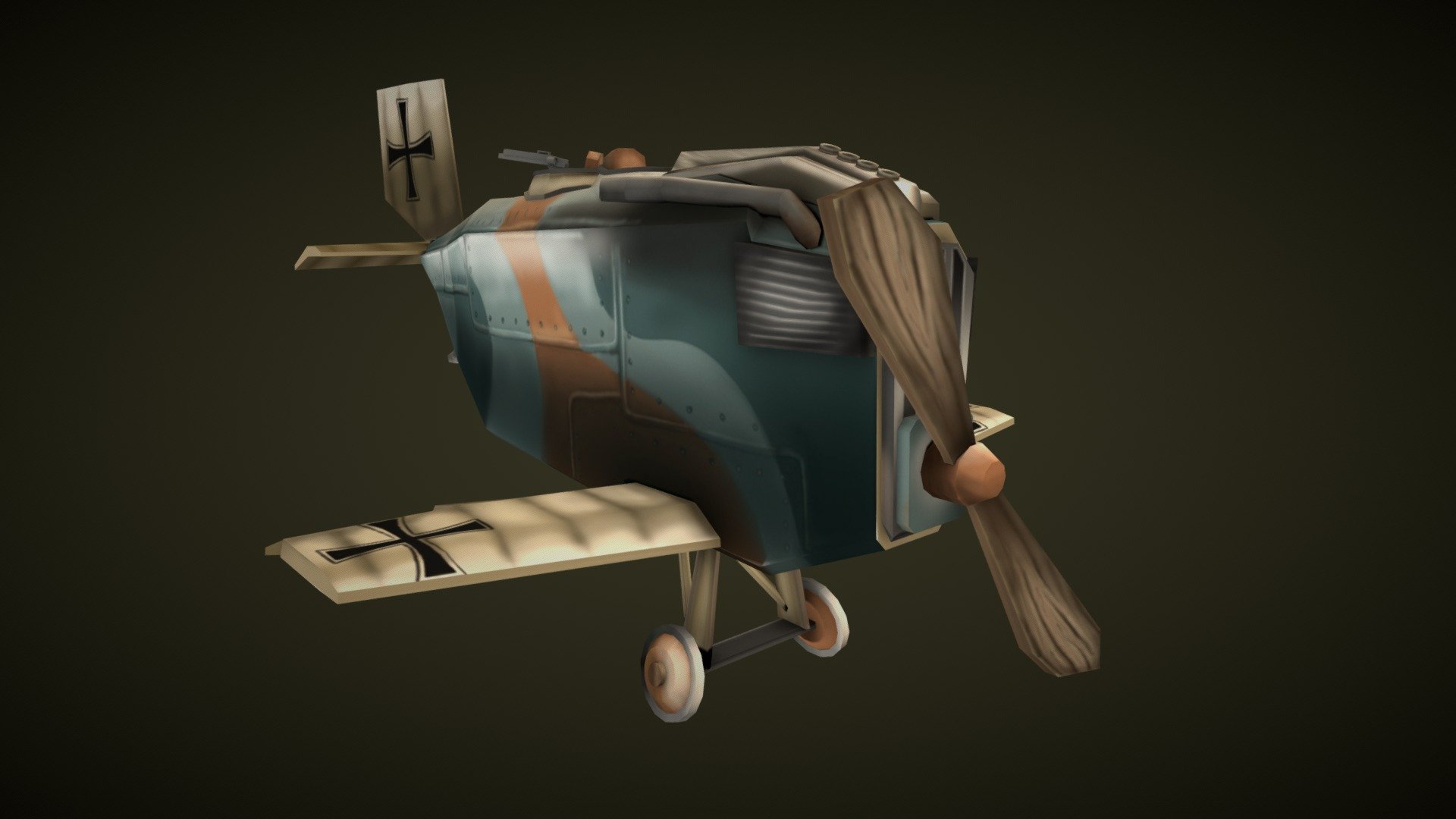 Game Art Assignment 1: Flying Circus - 3D model by Anouk van Uffelen ...