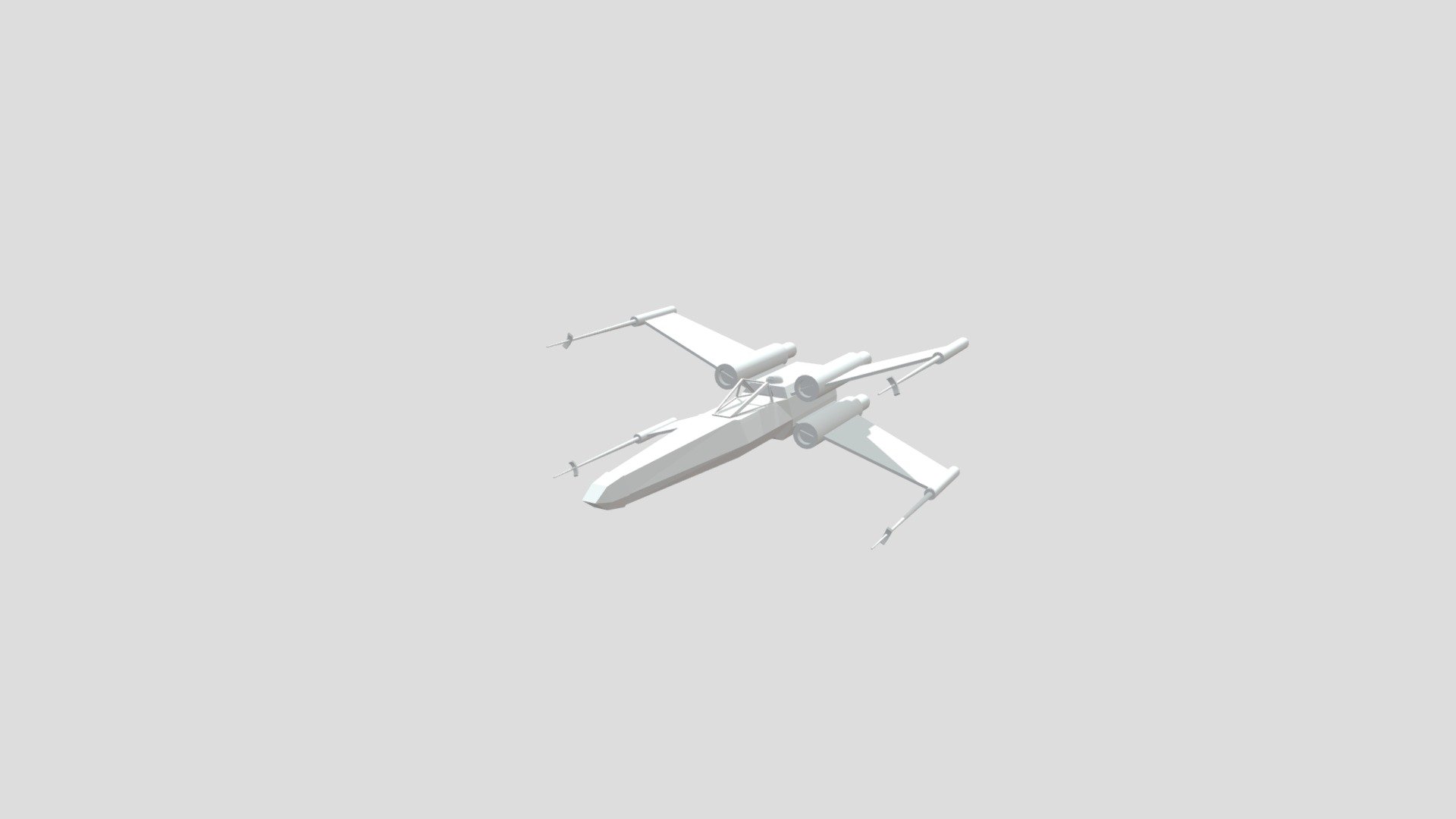 X-Wing - 3D model by Catsu [ea05ddc] - Sketchfab