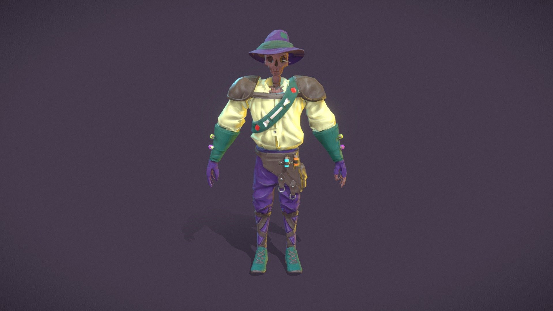 Dead Curse Breaker (A Pose) - HEAJ - Download Free 3D model by ...