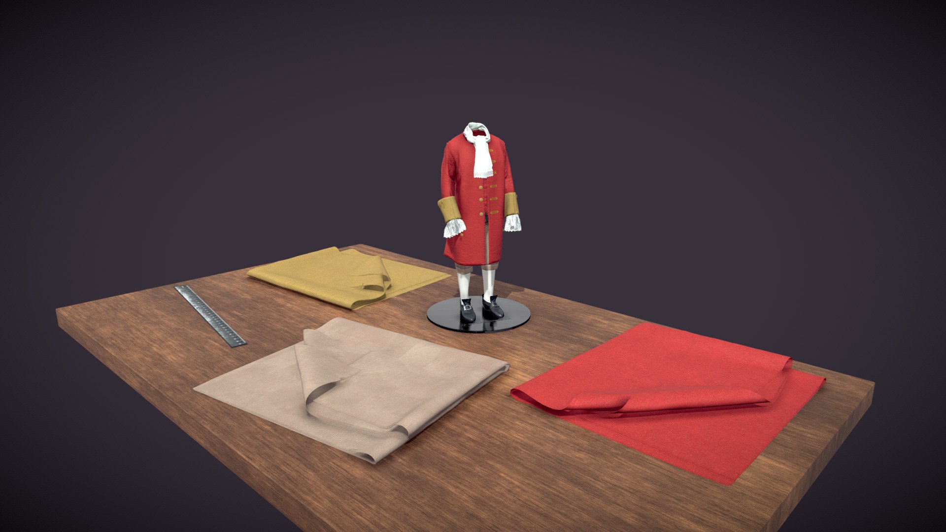 Textiles: Man's costume #1 - Download Free 3D model by Aleksei Moskvin ...