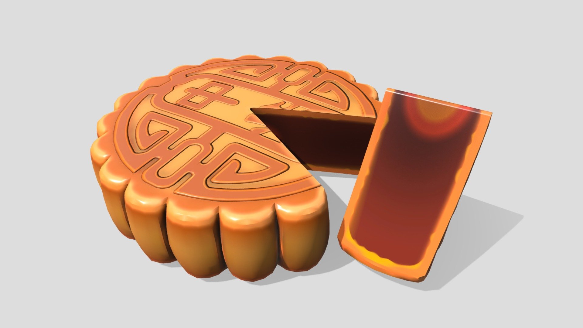 Mooncake - 3D model by STB-TC [ea08754] - Sketchfab