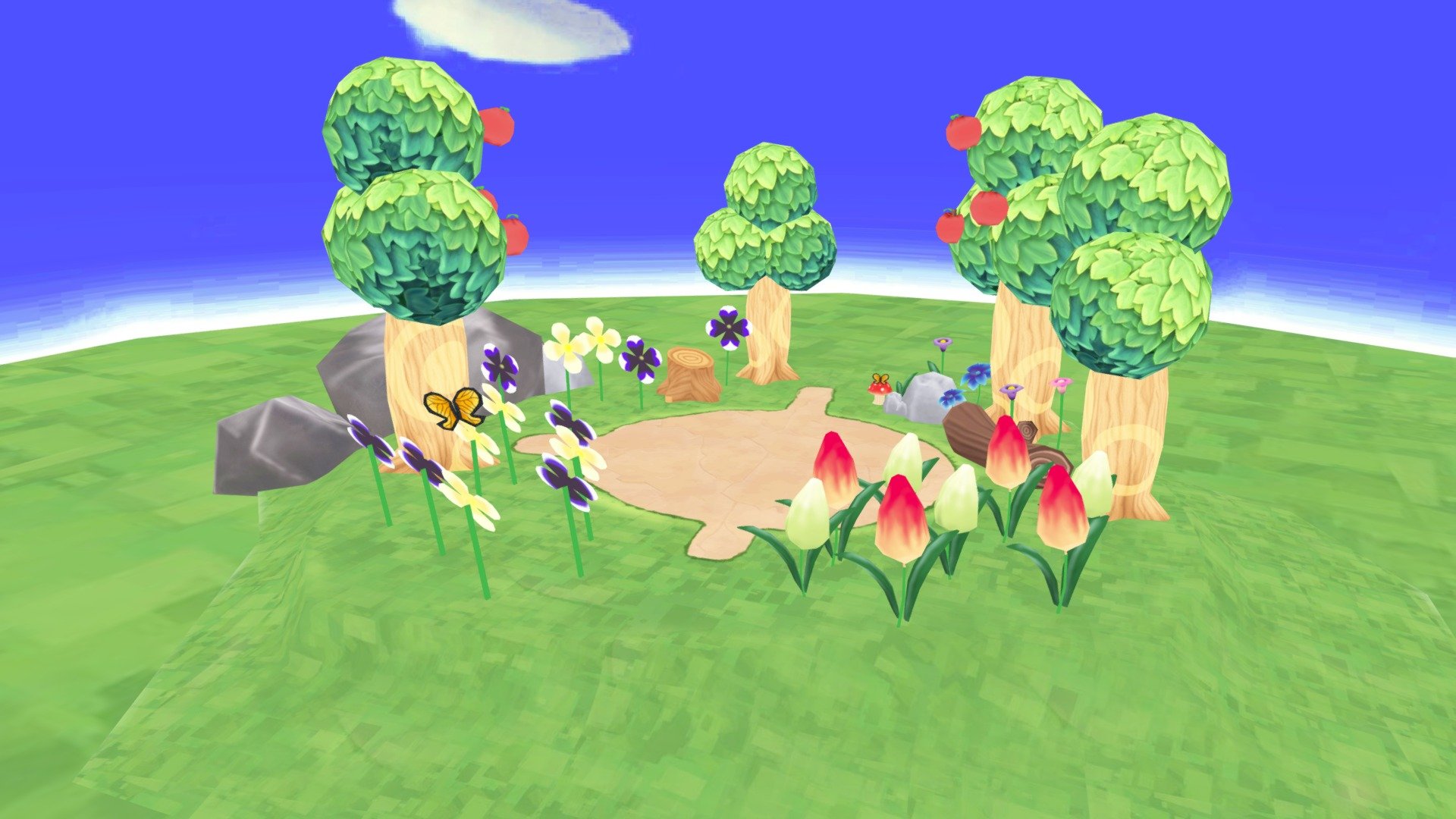 Animated Forest - 3D model by ARaddin [ea08b4d] - Sketchfab