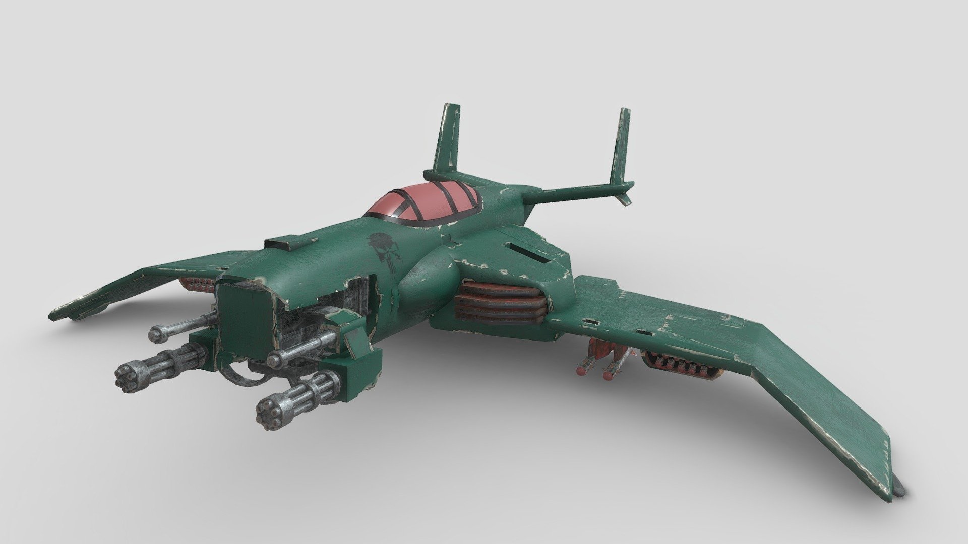 Low Poly War Hawk - Buy Royalty Free 3D model by Fikz3D [ea09293 ...