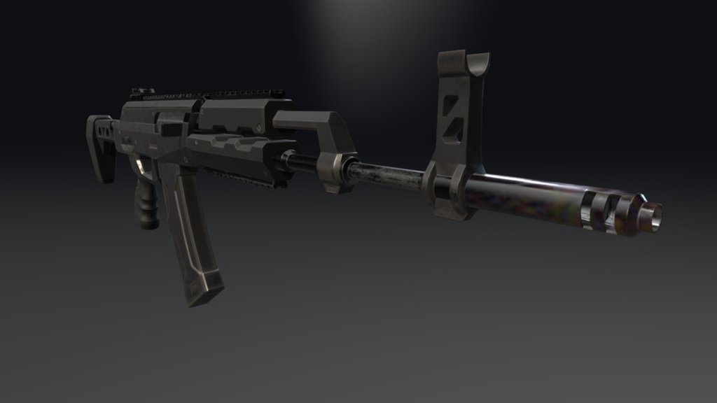 AK-15 concept - 3D model by Pavel (@larb) [ea09420] - Sketchfab