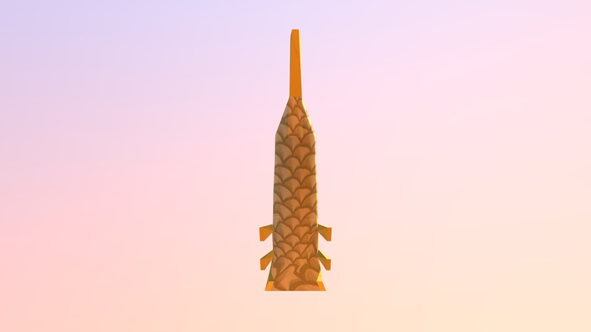 Castle Roof Fish Polys Less - 3D model by arieskyle [ea09469] - Sketchfab