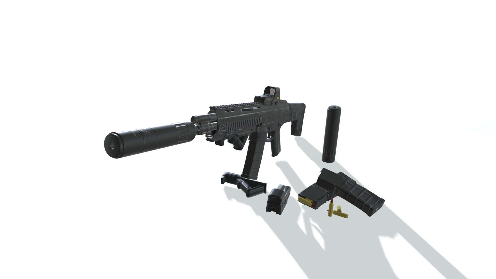 Adaptive combat rifle - Download Free 3D model by zaki.ahamad05 ...