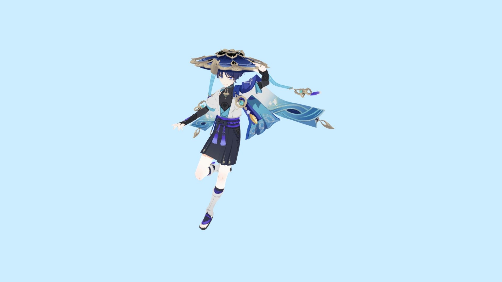 Genshin Wanderer - 3D model by takopang [ea0a4a0] - Sketchfab