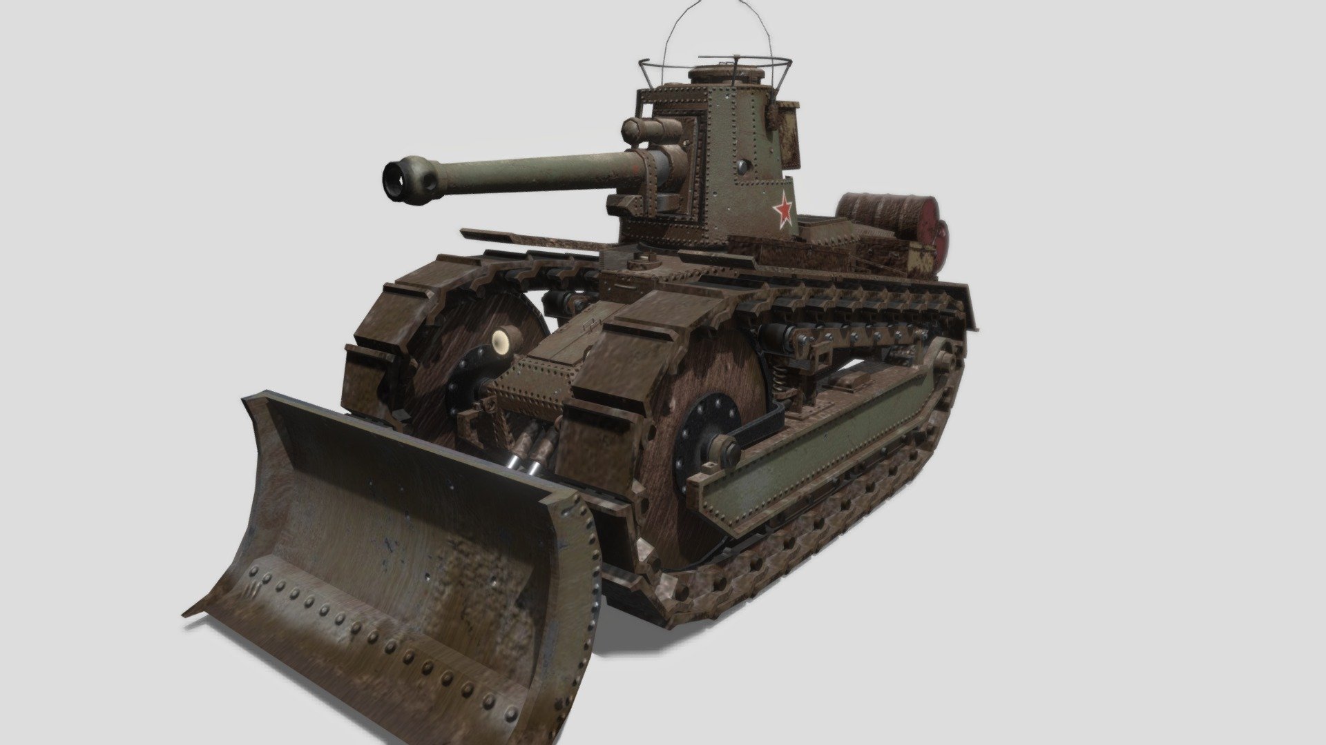 Renault FT 17 Mk. 2 - 3D model by Vlkyr [ea0ae0b] - Sketchfab