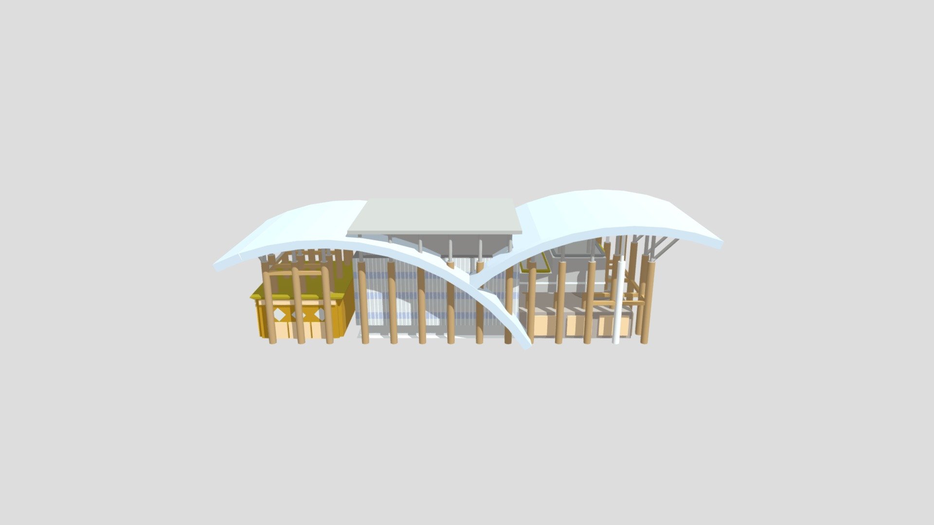 Perpustakaan Soeman HS, Riau - Download Free 3D model by abel.sanova ...