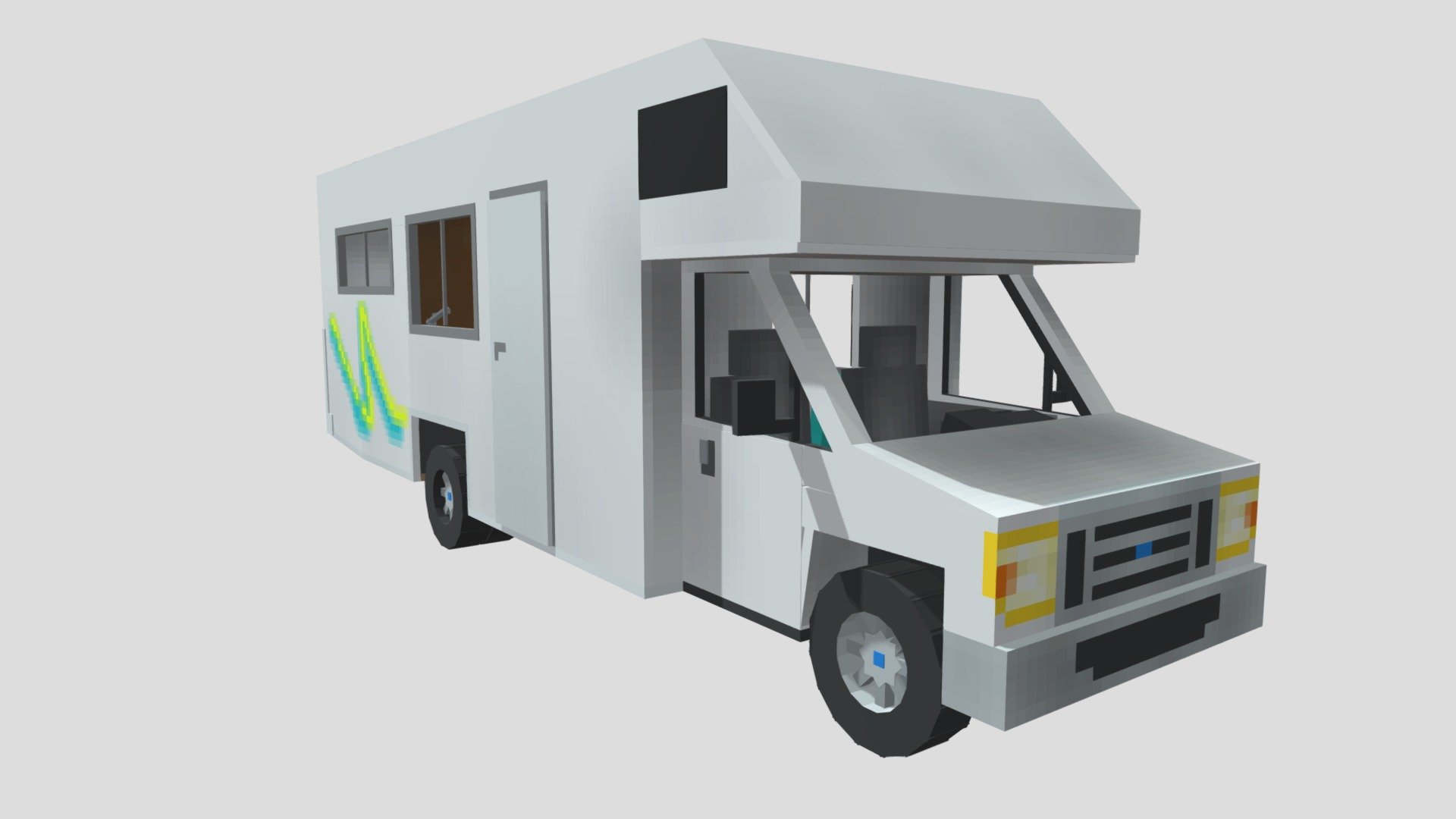 Motorhome - 3D model by earthbattv [ea0d6f9] - Sketchfab