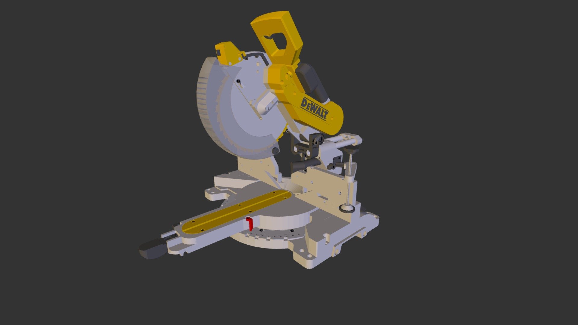 Miter- Saw - 3D model by mbhs-pitzer [ea0dad4] - Sketchfab