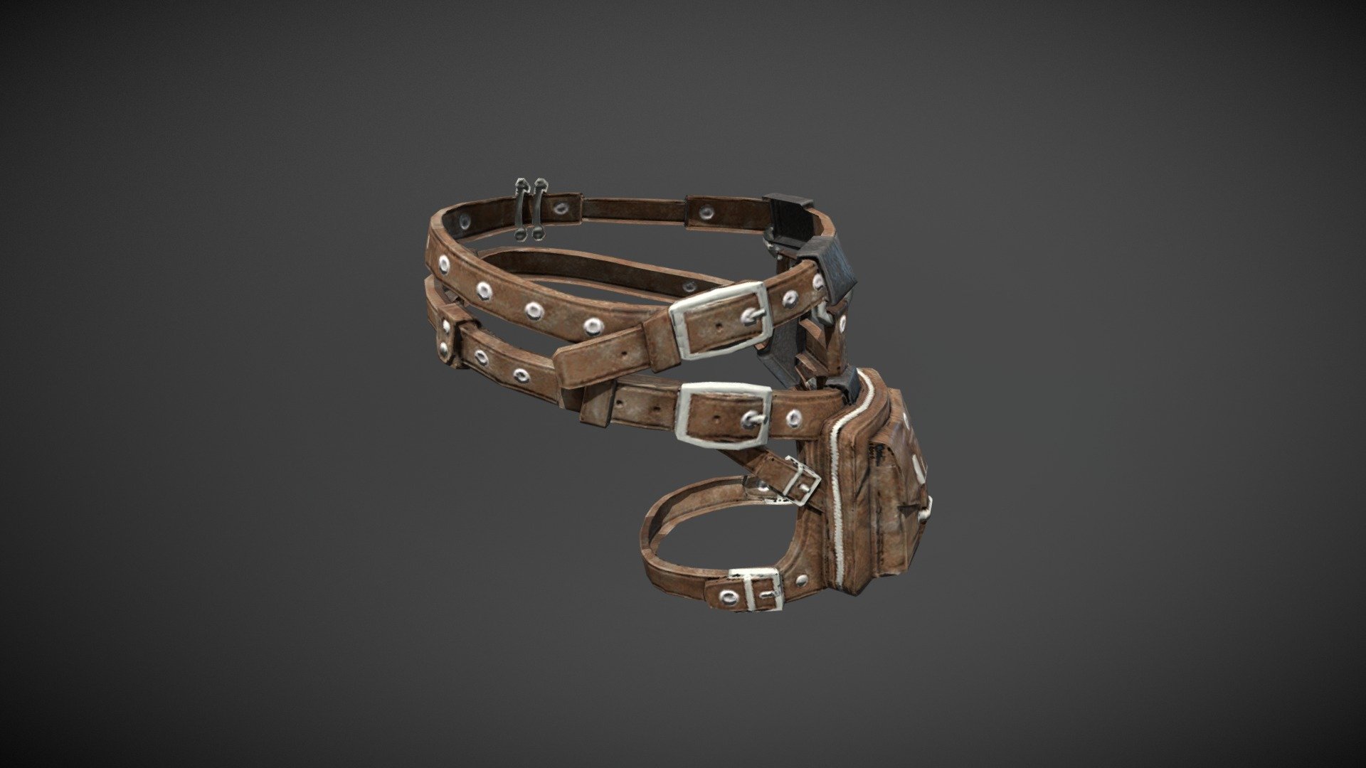 UTILITY BELT (BROWN) - 3D model by PUBGShowcase [ea0ec89] - Sketchfab