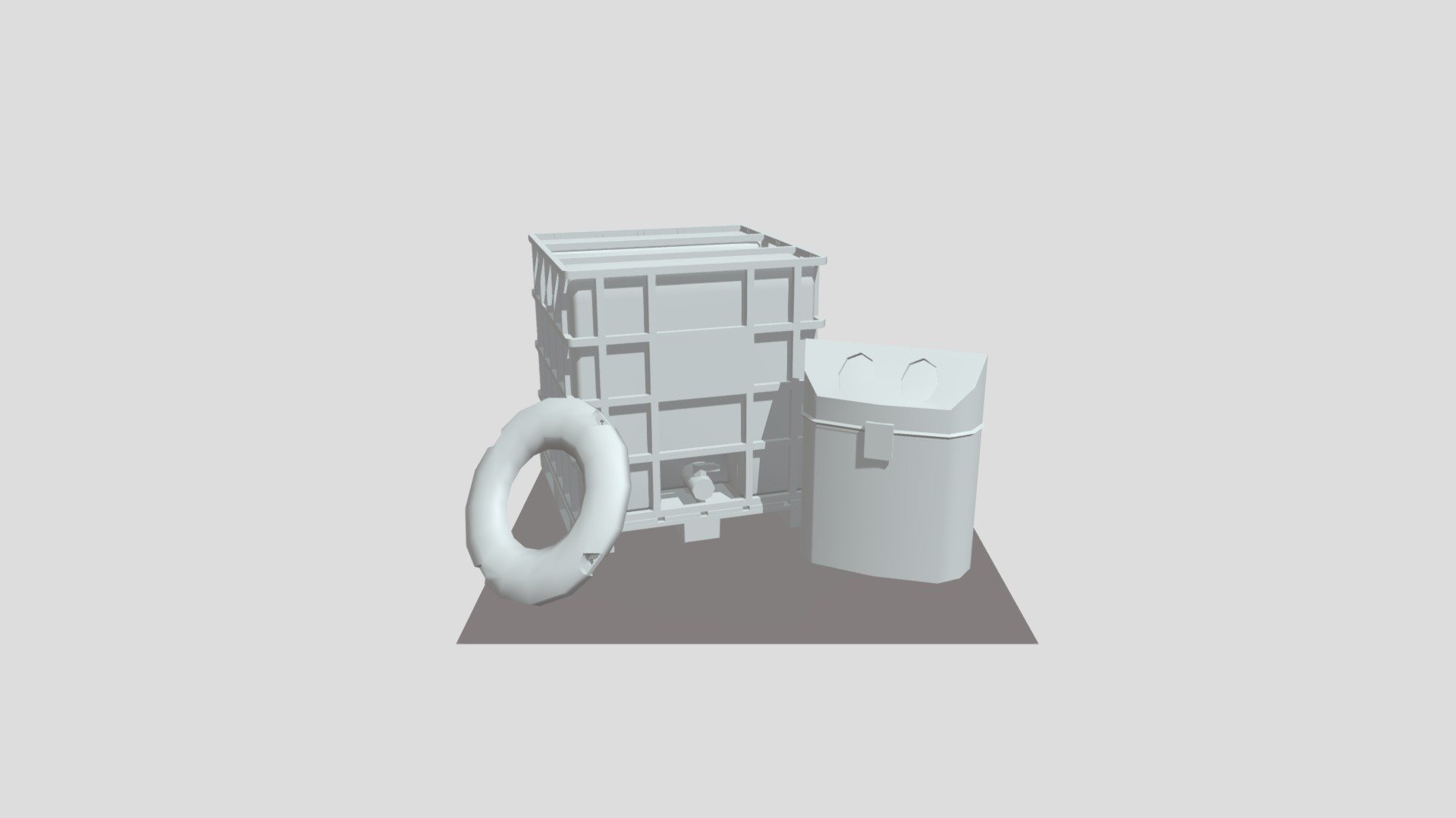 By The Ocean - 3 Simple Props - 3D model by StevenGossiaux [ea0ed7a ...