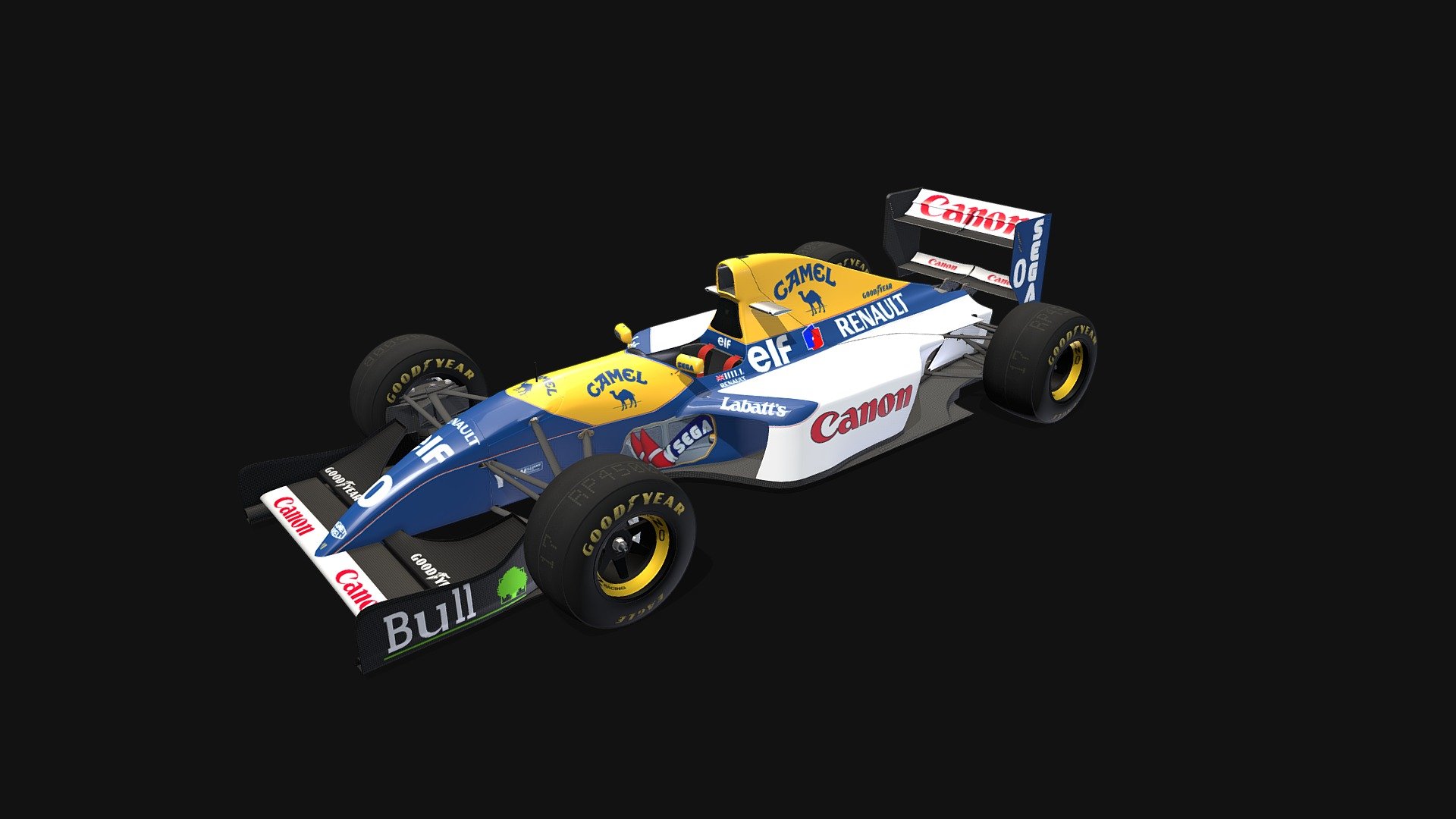 Damon Hill Williams FW15C - 3D model by Paul Flower (@ouroboros888 ...