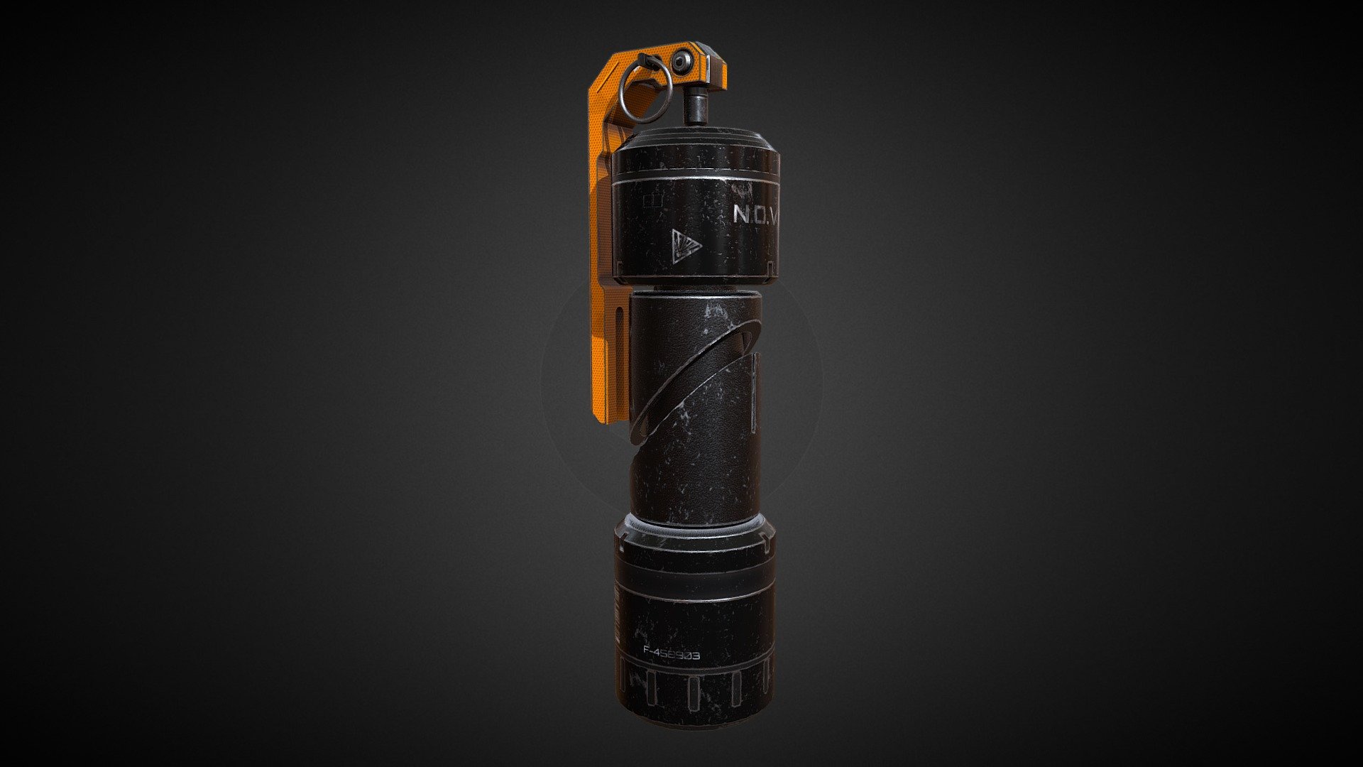 Sci-Fi Granade (Low Poly) - 3D model by MK_3D [ea0f035] - Sketchfab
