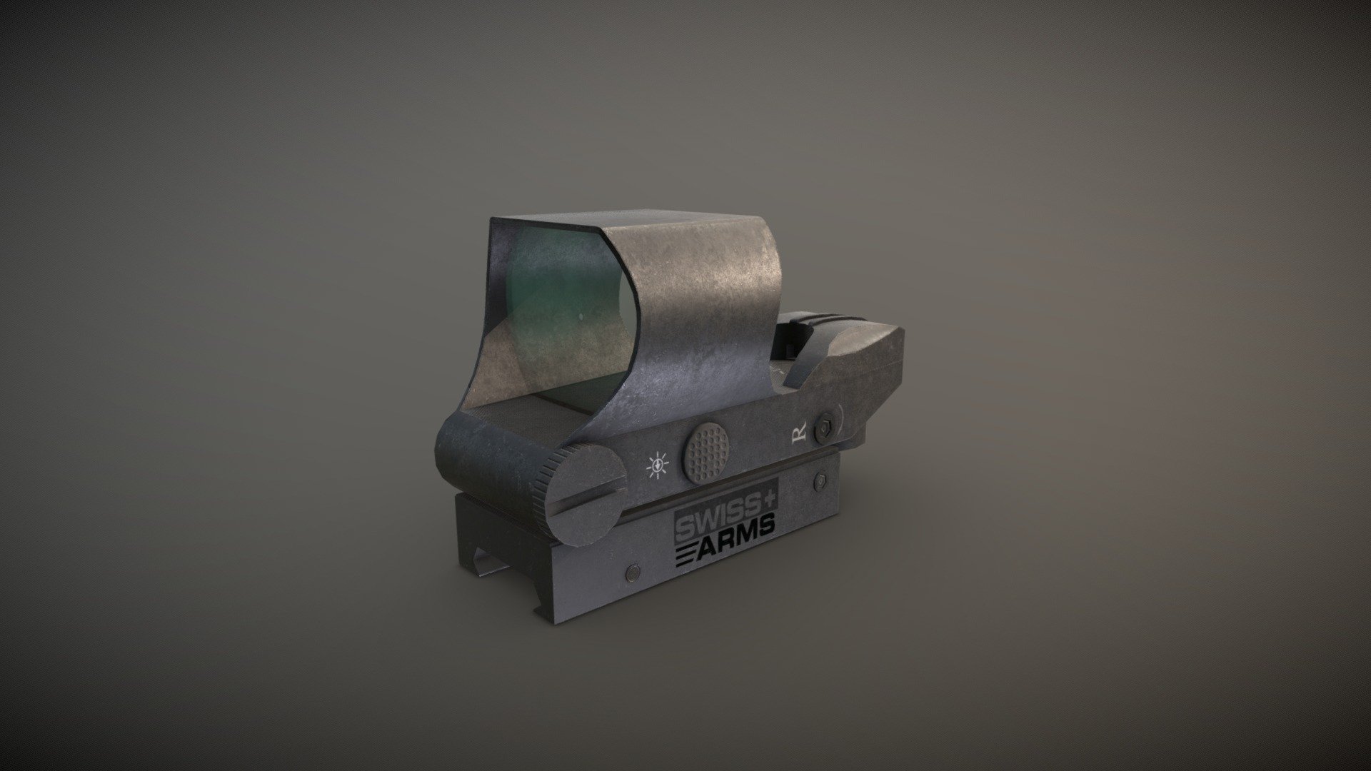 Red dot sight - 3D model by removedaccount [ea1095b] - Sketchfab