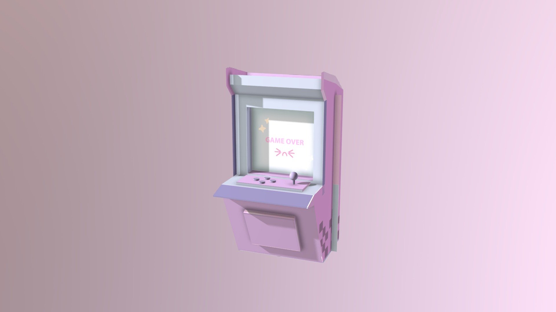Kawaii Arcade Machine - 3D model by Mirthe_x [ea115f7] - Sketchfab