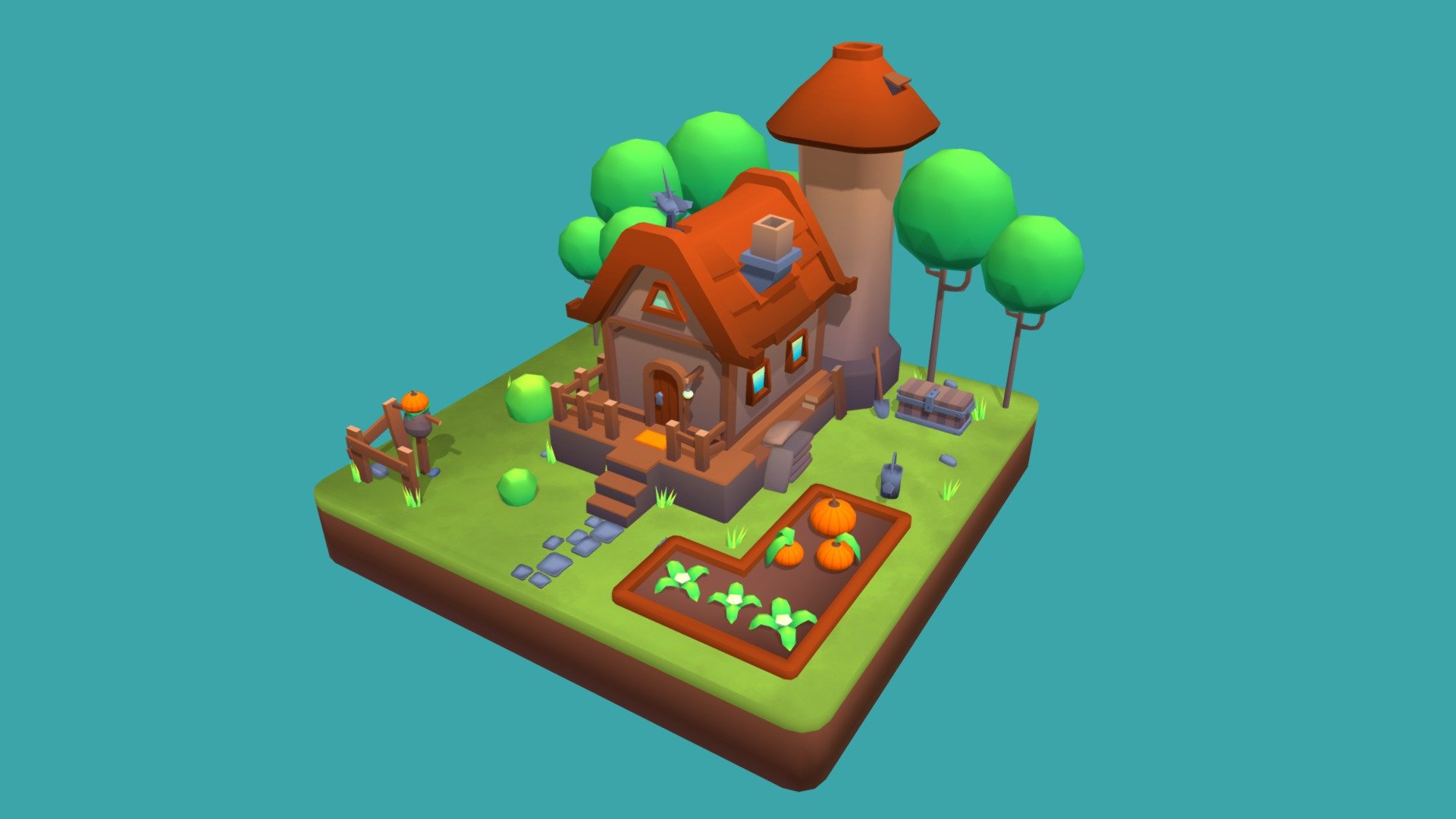 House In The Forest - Download Free 3D model by eakka (@simonederiu ...
