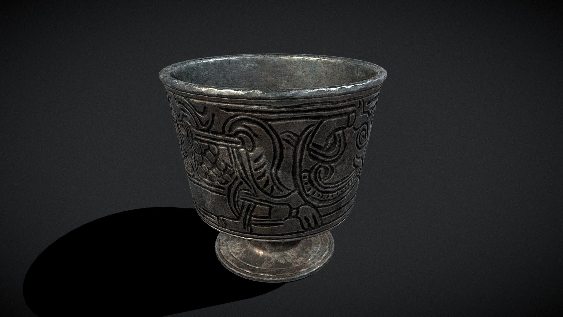 Jelling Beaker Chalice of Thyra - Buy Royalty Free 3D model by ...
