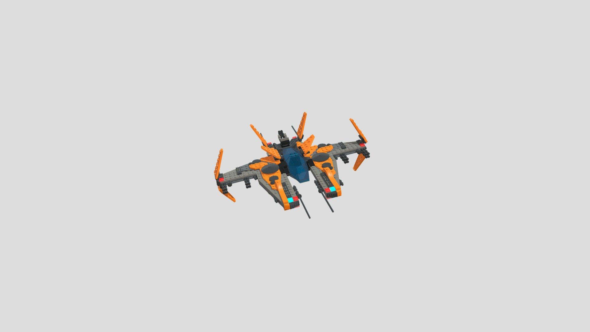 lego_starfighter - 3D model by zhaojian6516 [ea154ad] - Sketchfab