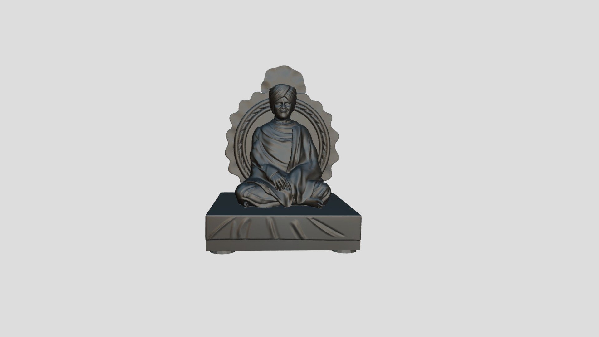 Swami ji 3D print model - 3D model by Karan.Malhotra [ea1679b] - Sketchfab