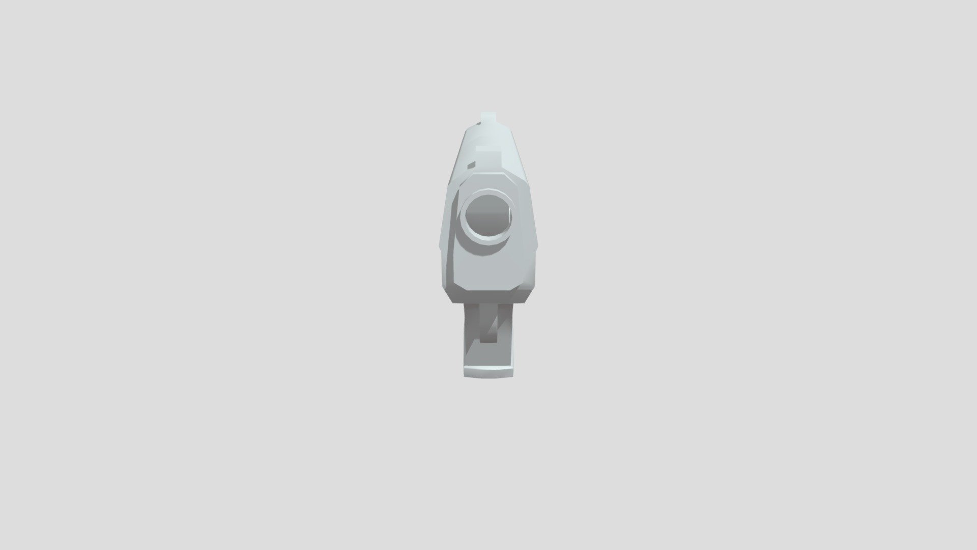 Low Poly Pistol UNTEXTURED - Download Free 3D model by Aces3DModels ...