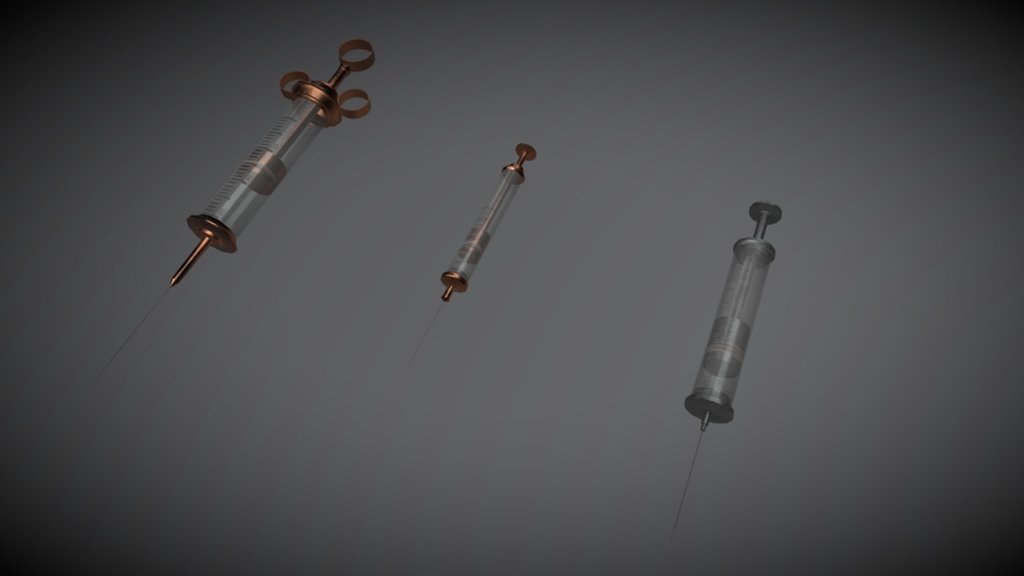Syringes - 3D model by Emanuel Francis (@emanuelfrancis) [ea16eed ...