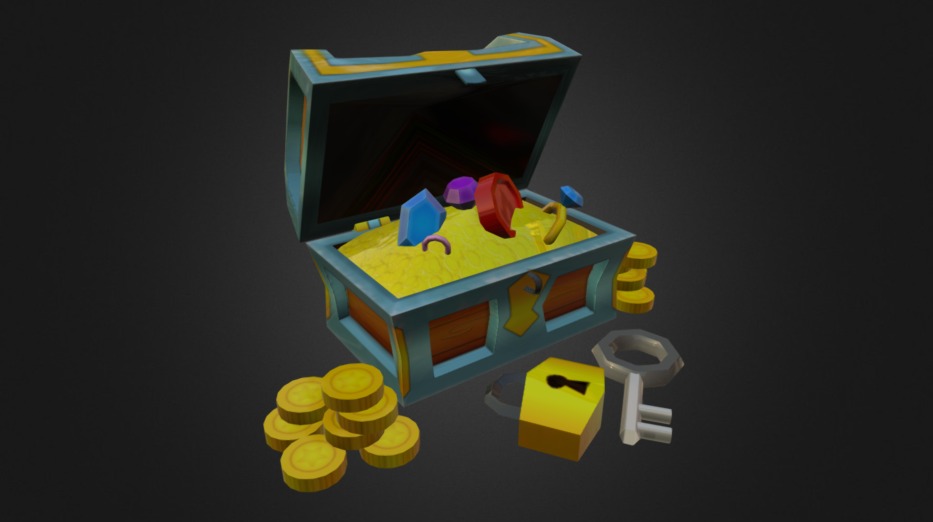 Low Poly Treasure Pack - 3D model by TheSimpleGameDev [ea19092] - Sketchfab