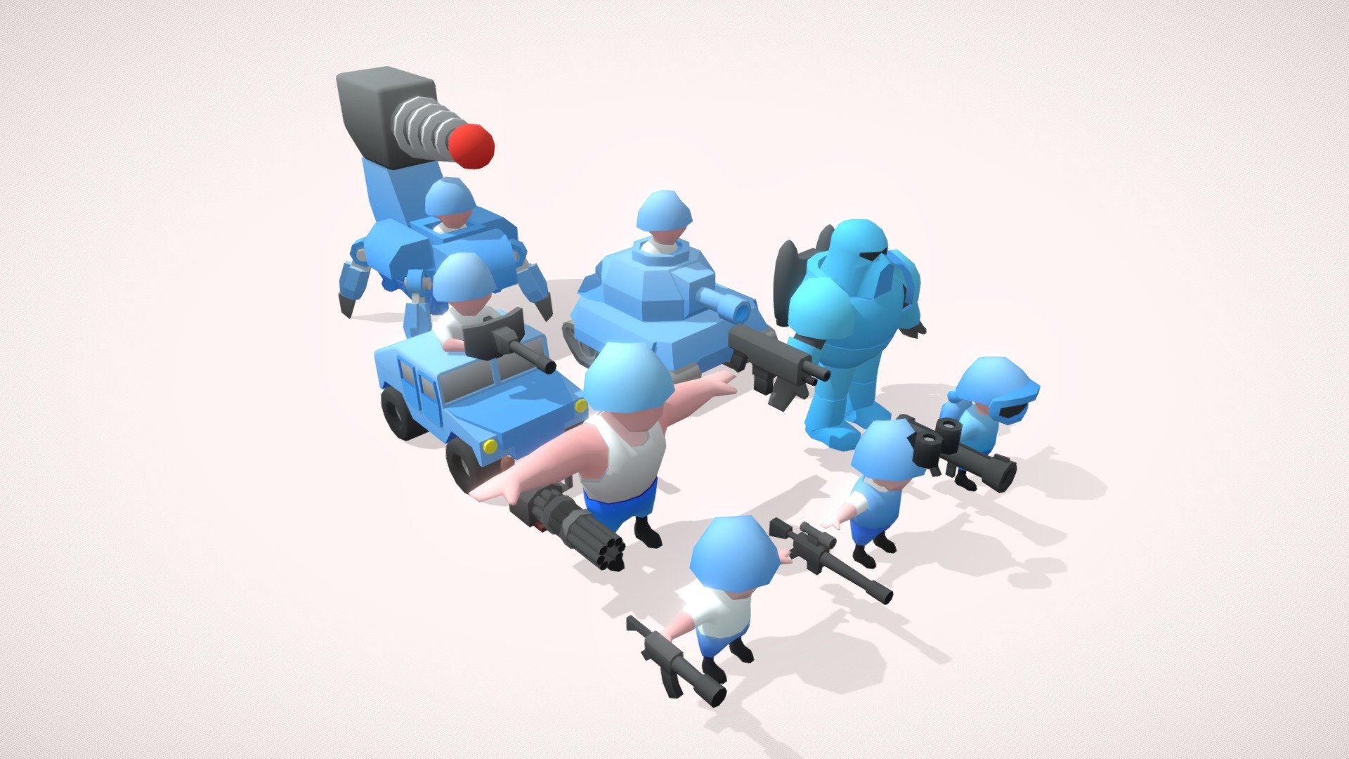Low Poly Strategy Game Assets - 3D model by gunes.duyul [ea19682 ...