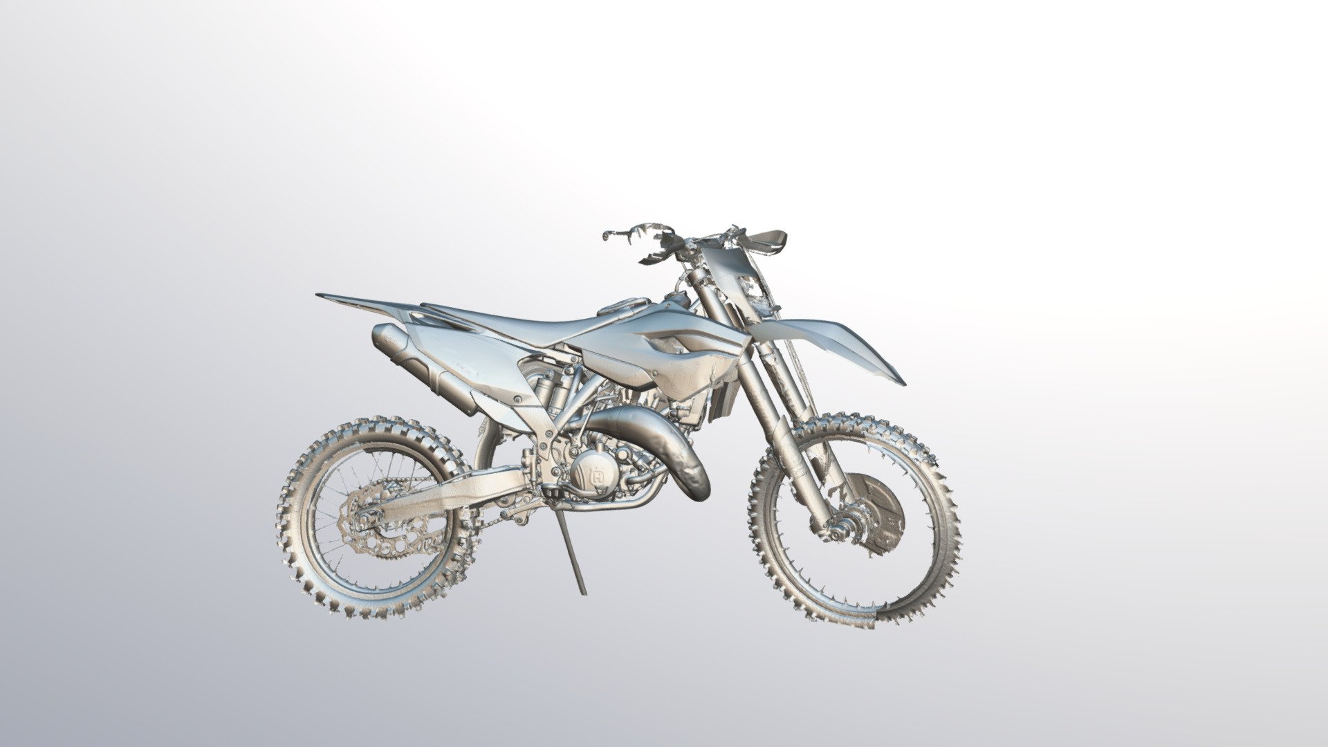 Husquarna TS-125 - 3D model by A.B.Engineering Ltd. (@ABEeng) [ea19bb9 ...