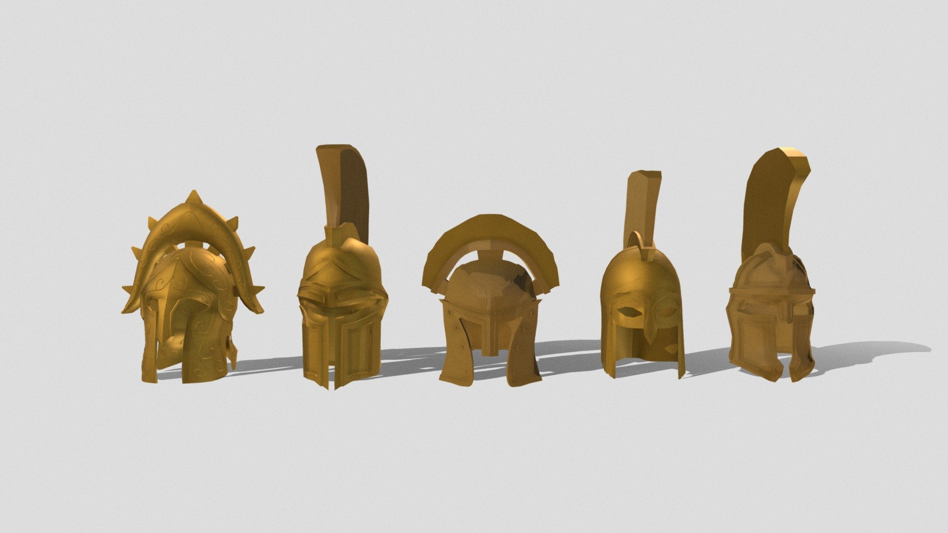 Athenion: Greek Helmet 5 - 3D model by Ian Goebel (@i.goebel) [ea1aad7 ...