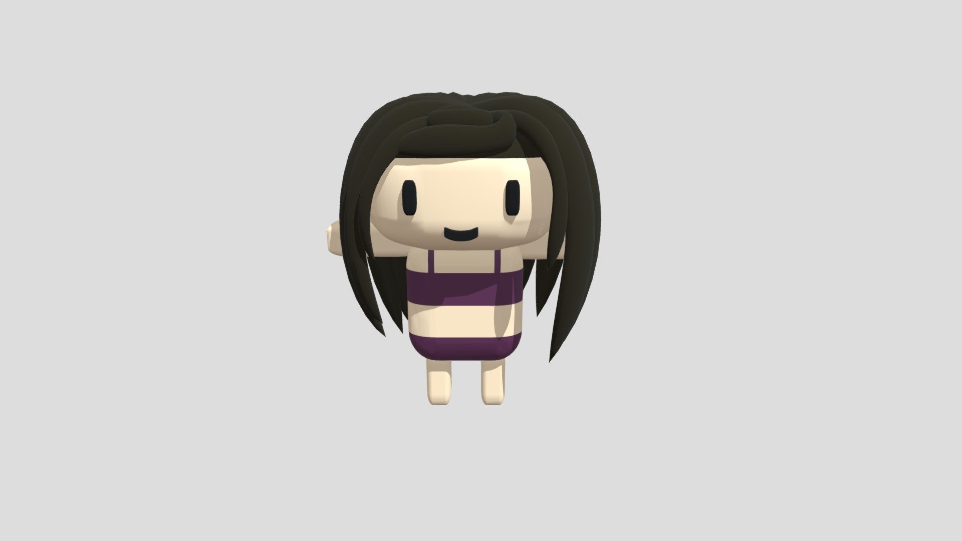 Chibi Girl 6 - Download Free 3D model by Seb00927 [ea1ee7b] - Sketchfab
