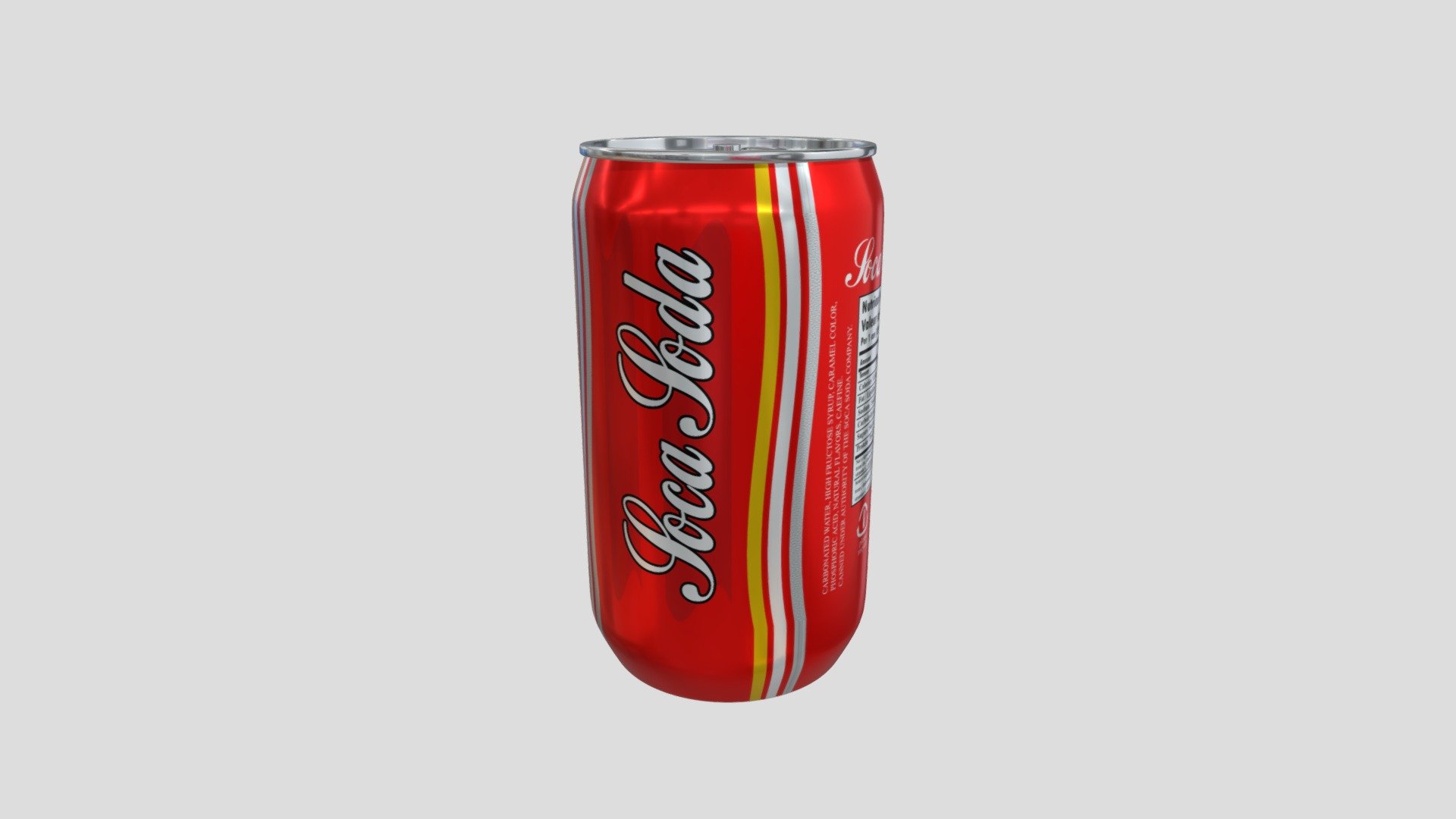 Soca Soda Can - 3D model by Forwardnow27 [ea2012b] - Sketchfab